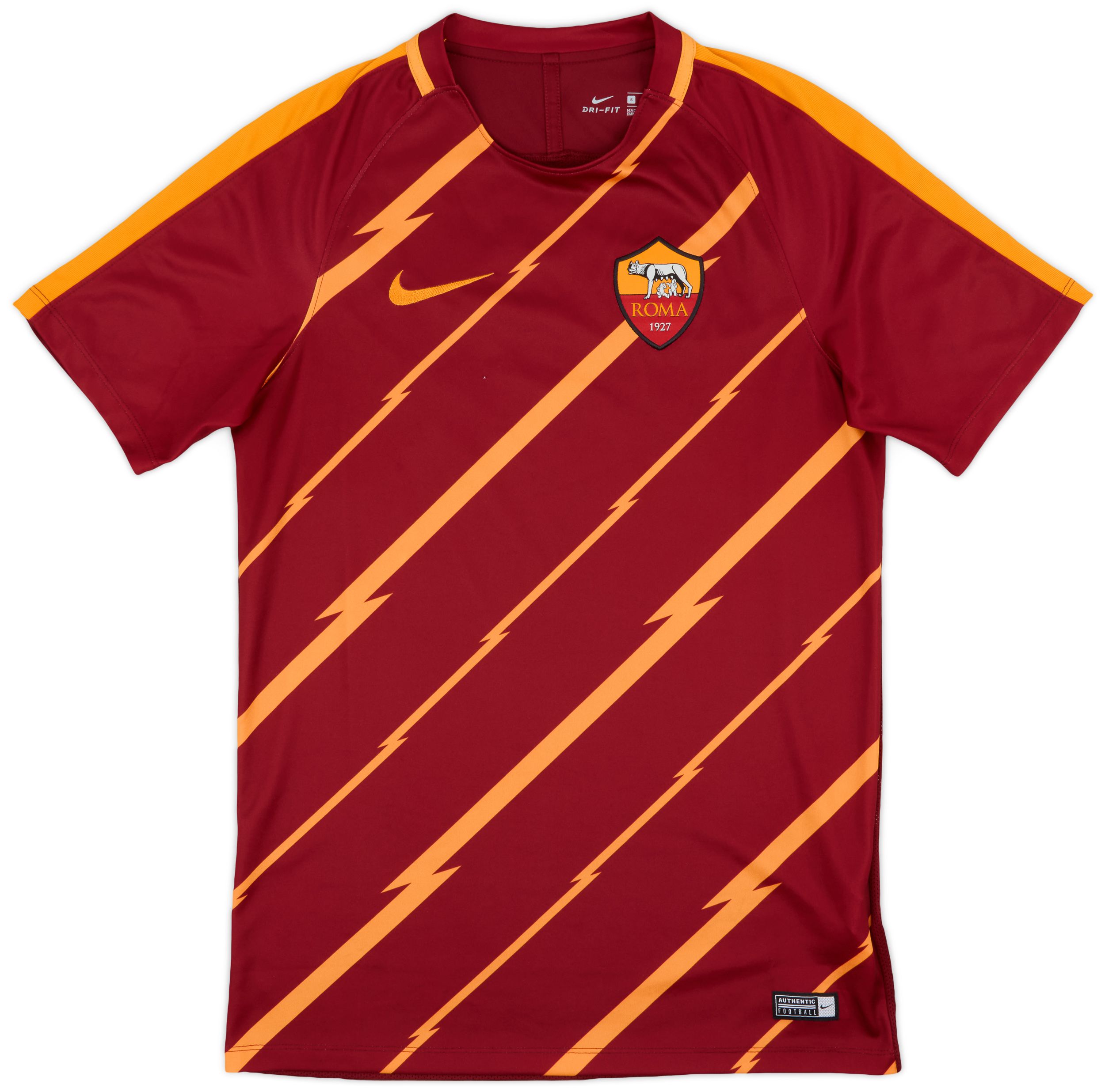 2017-18 Roma Nike Training Shirt - 9/10 - (S)