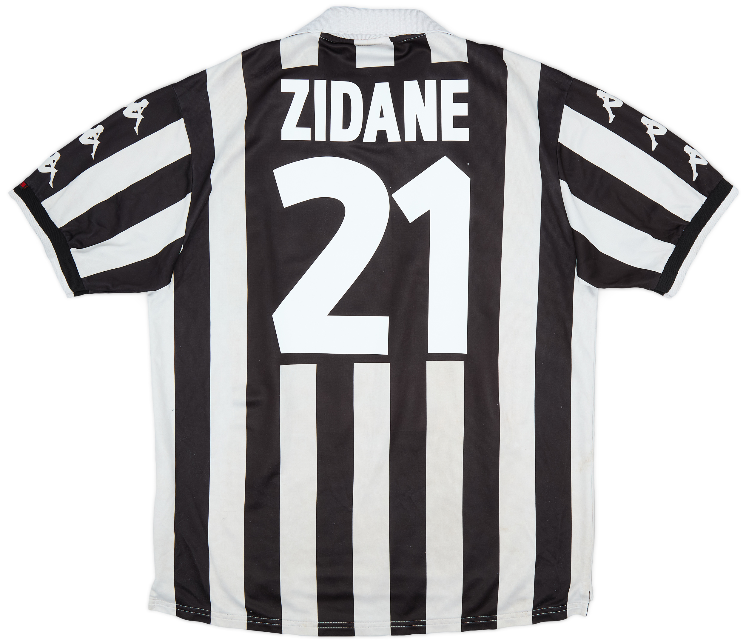 1999-00 Juventus Home Shirt Zidane #21 - 4/10 - (XL)