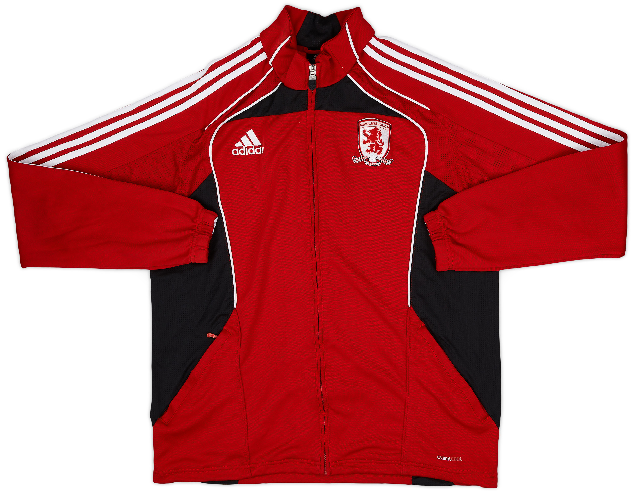 2010-11 Middlesbrough adidas Track Jacket - 8/10 - (L/XL)