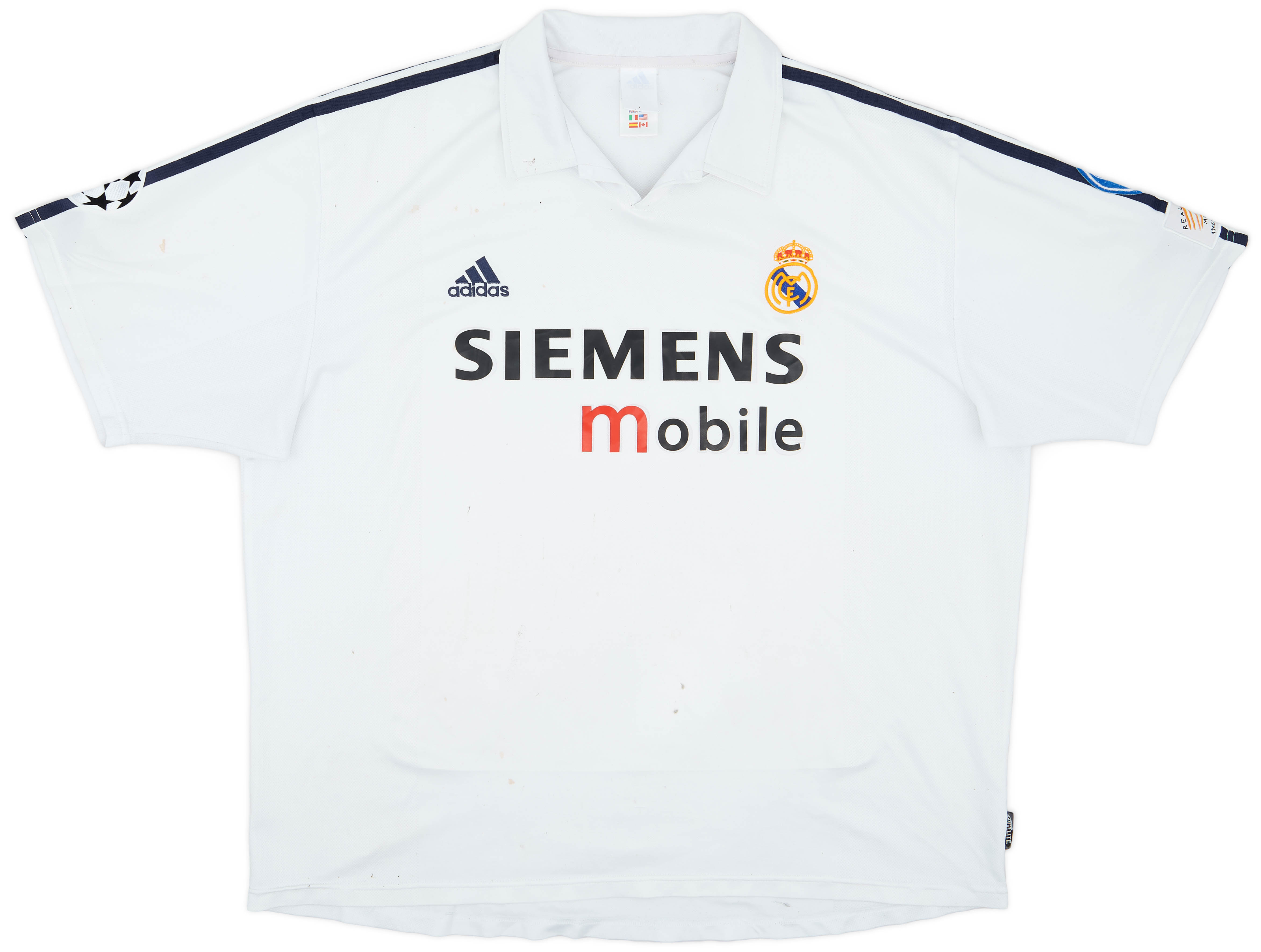 2002-03 Real Madrid Centenary Home Shirt - 3/10 - (XXL)