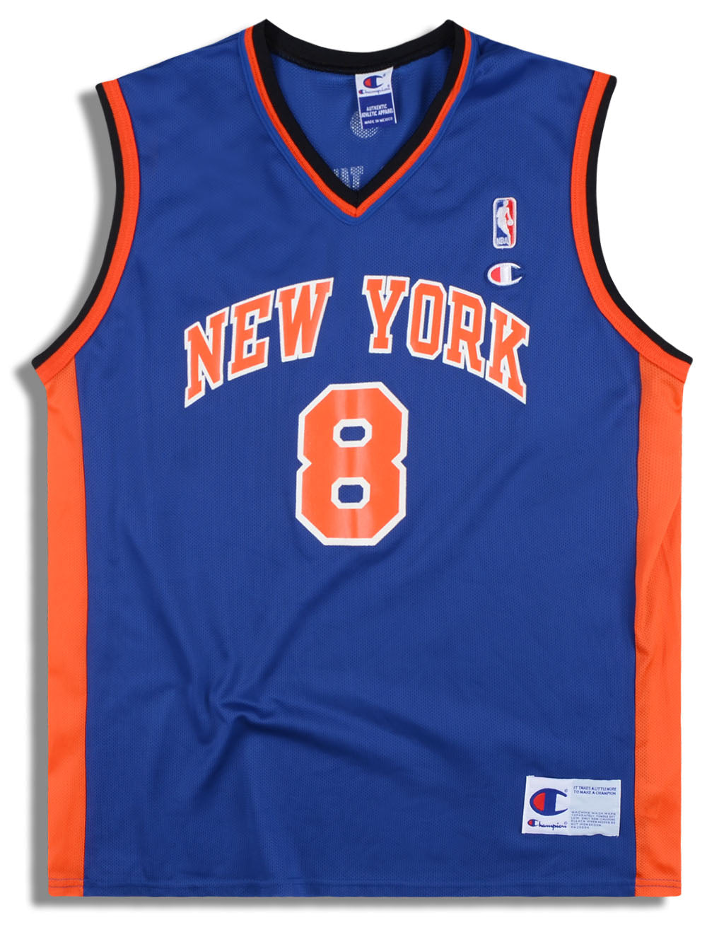 2001-02 New York Knicks Sprewell #8 Champion Jersey (Away) XL