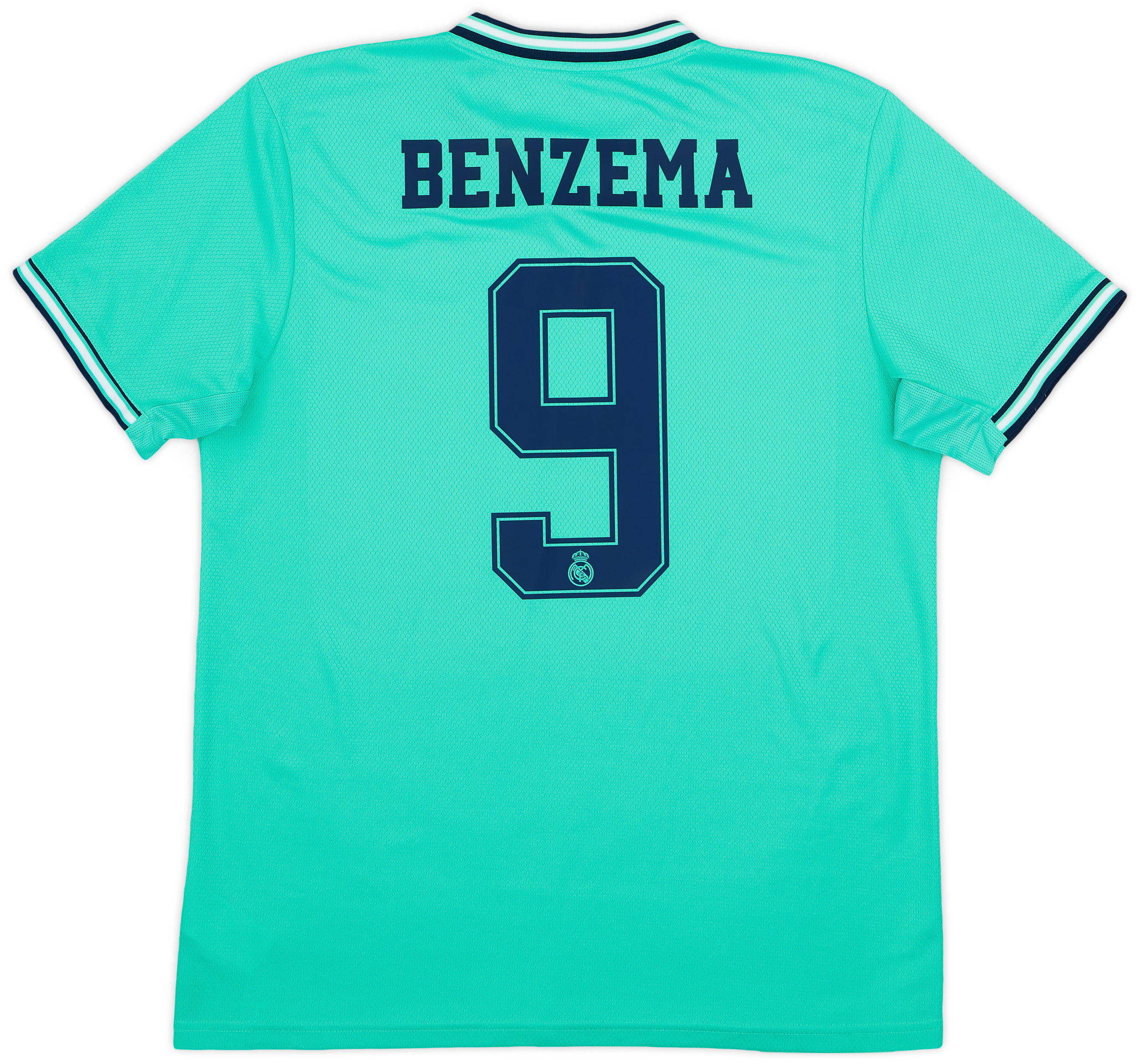 2019-20 Real Madrid Third Shirt Benzema #9 - 9/10 - (L)