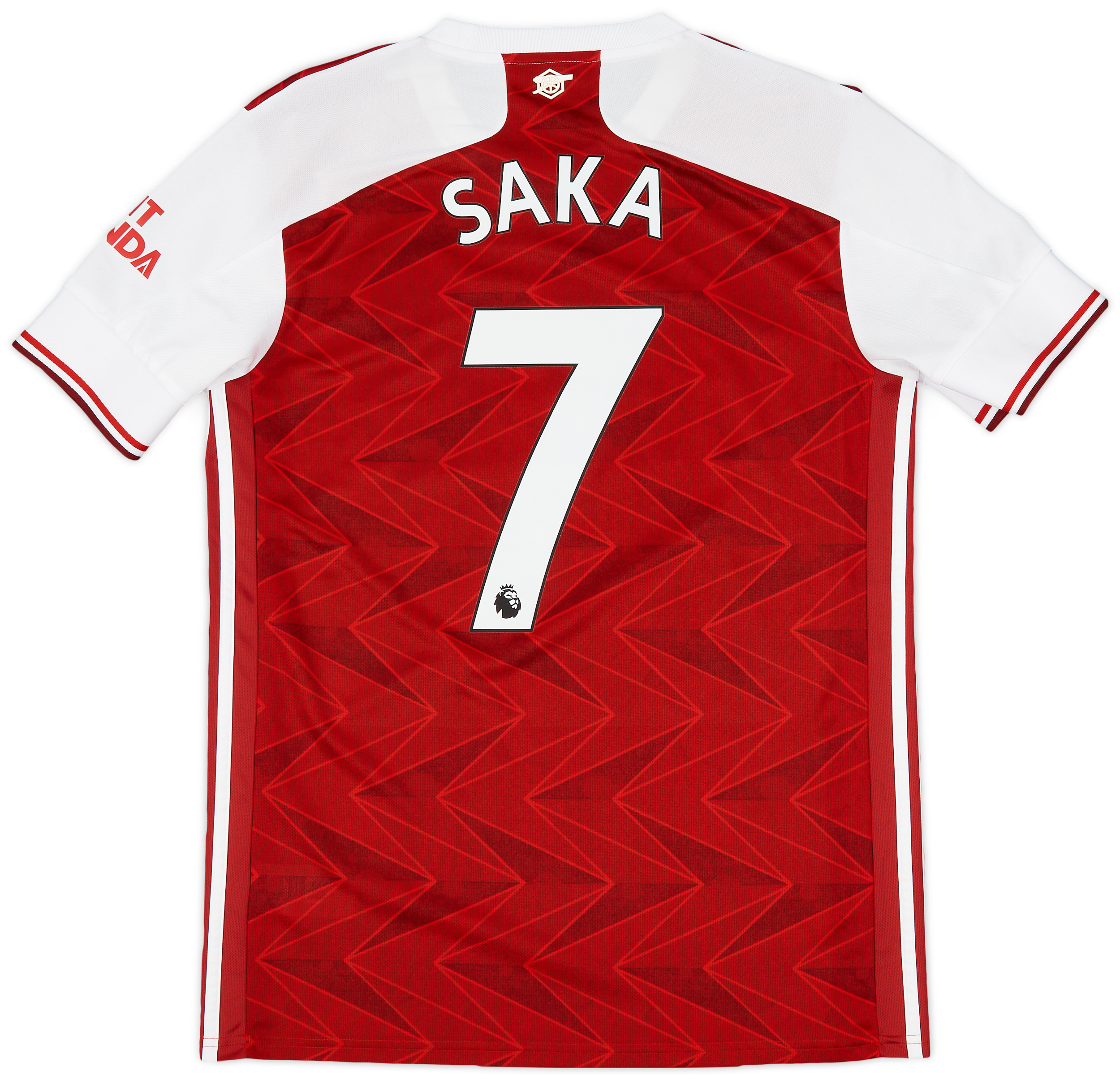 2020-21 Arsenal Home Shirt Saka #7 - 10/10 - (M)