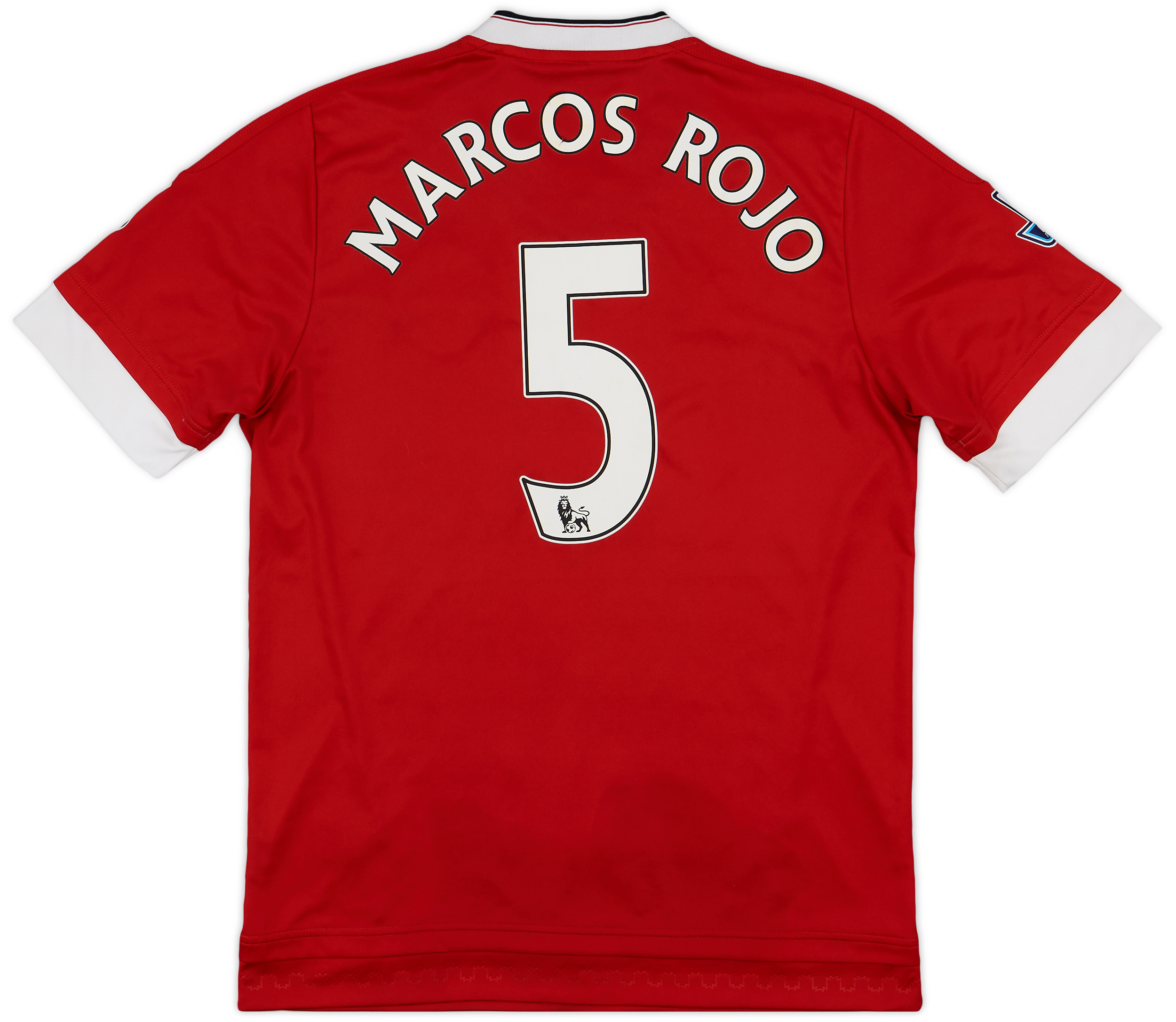 2015-16 Manchester United Home Shirt Marcos Rojo #5 - 6/10 - (M)