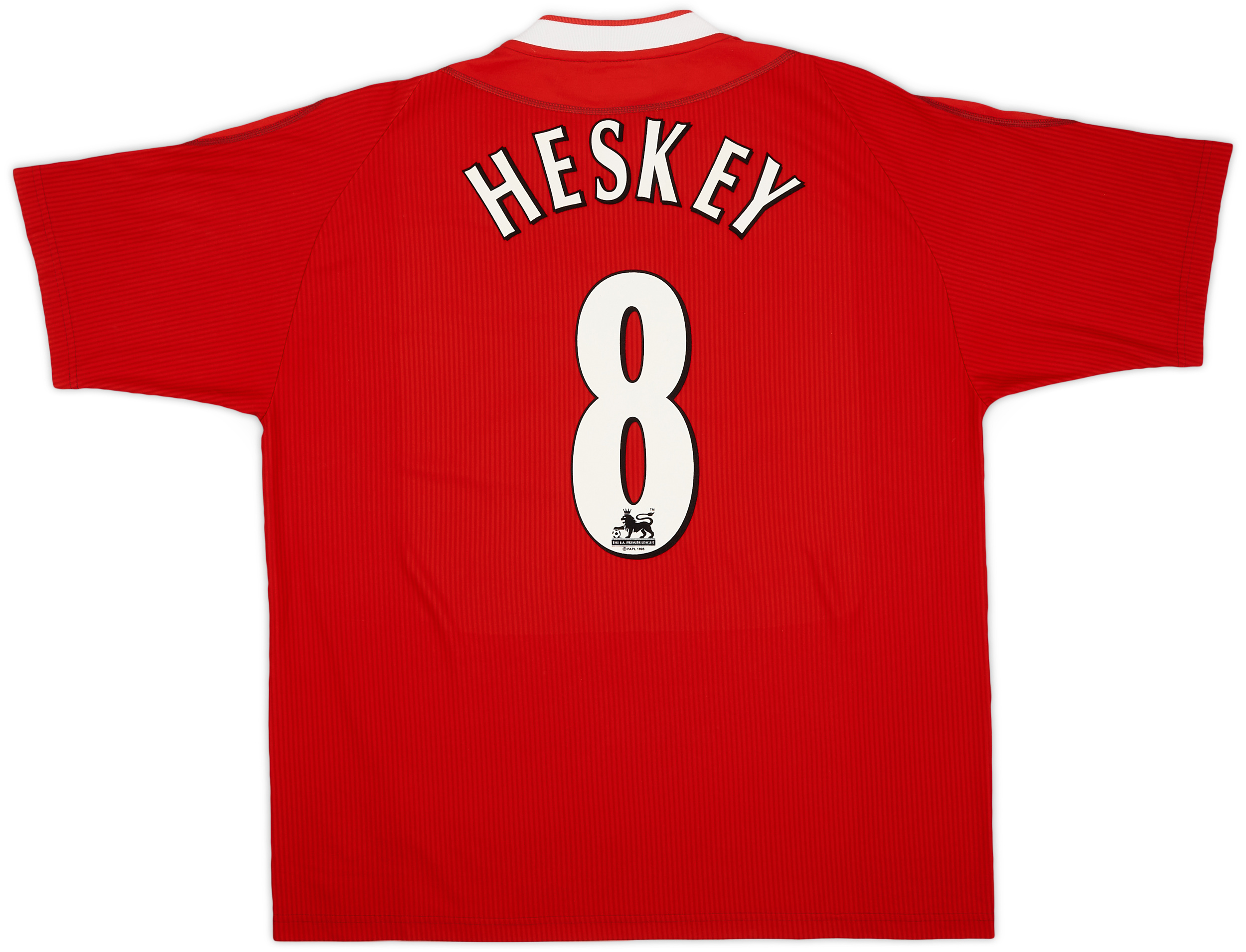 2002-04 Liverpool Home Shirt Heskey #8 - 9/10 - (XL)