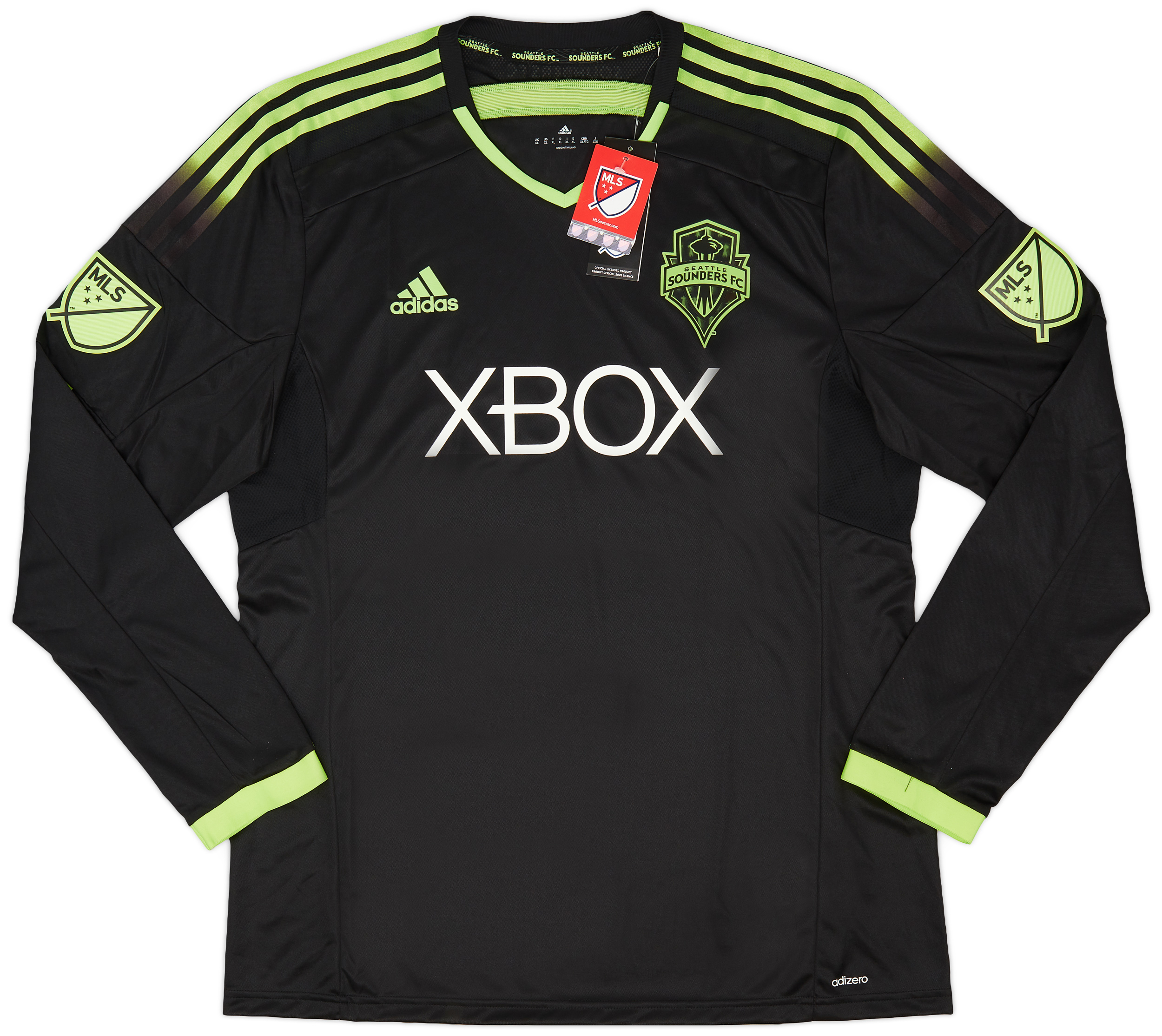 2014-15 Seattle Sounders Authentic Third L/S Shirt (XL)
