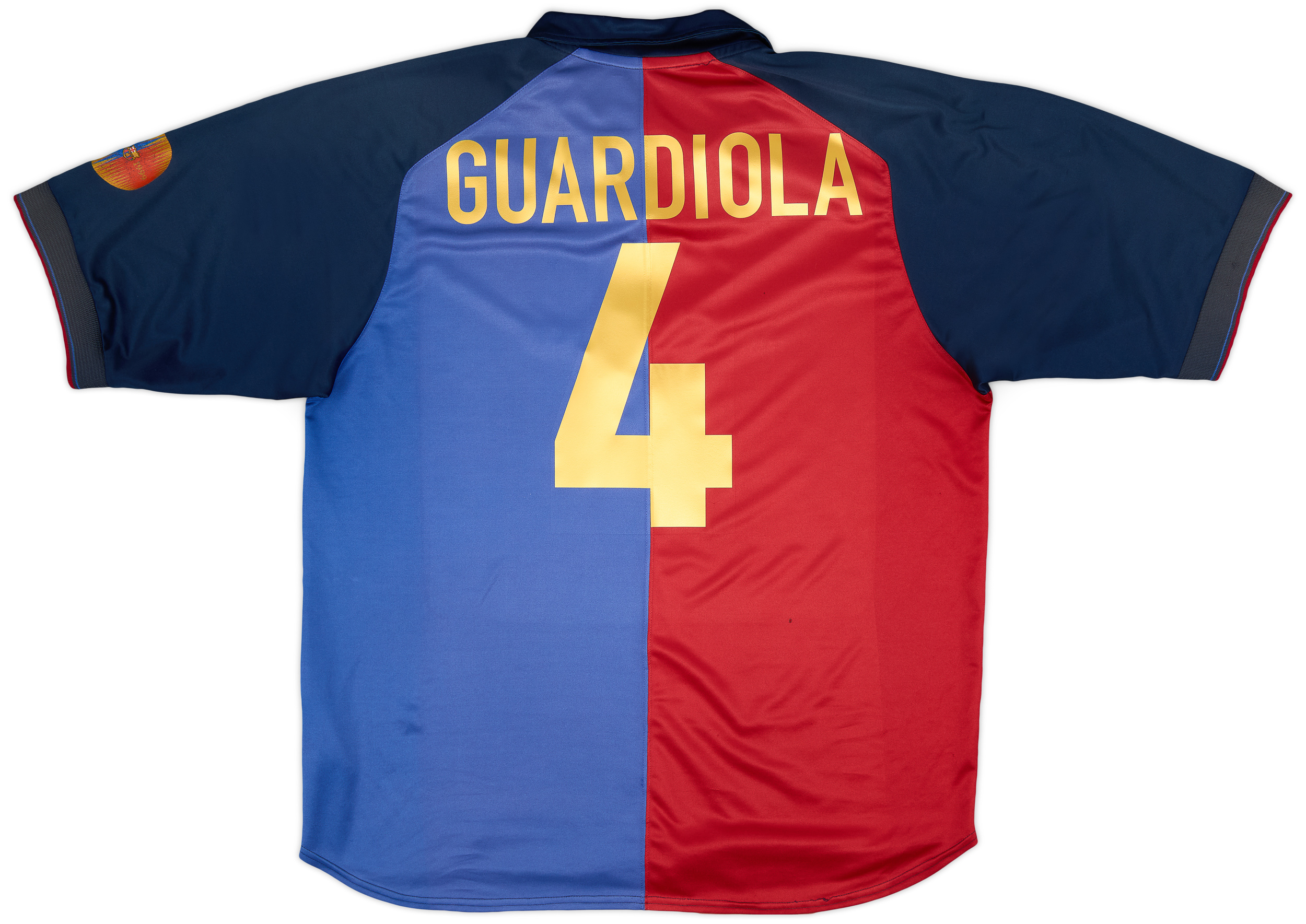 1999-00 Barcelona Centenary Home Shirt Guardiola #4 - 4/10 - (XL)