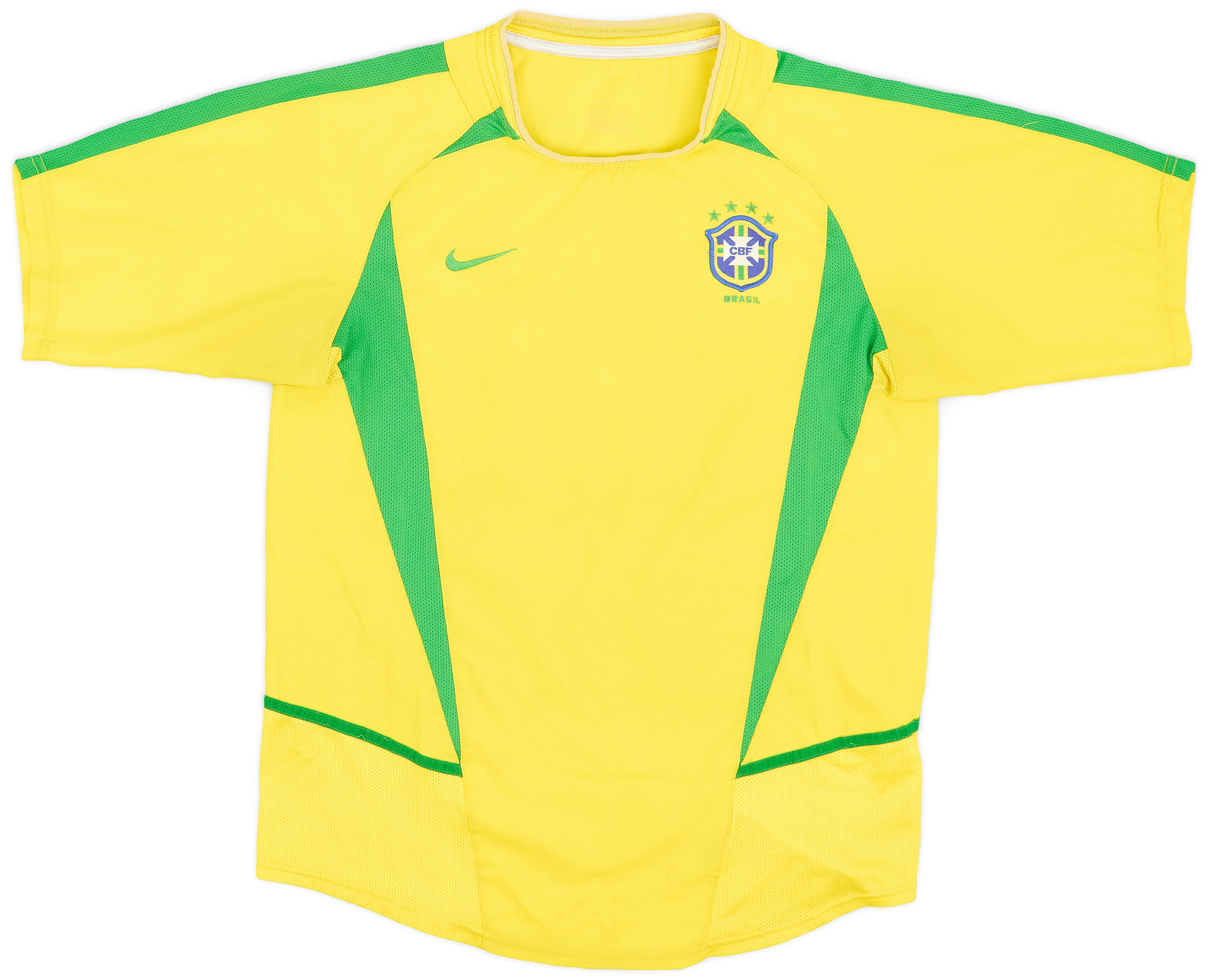 2002-04 Brazil Home Shirt - 5/10 - (M)