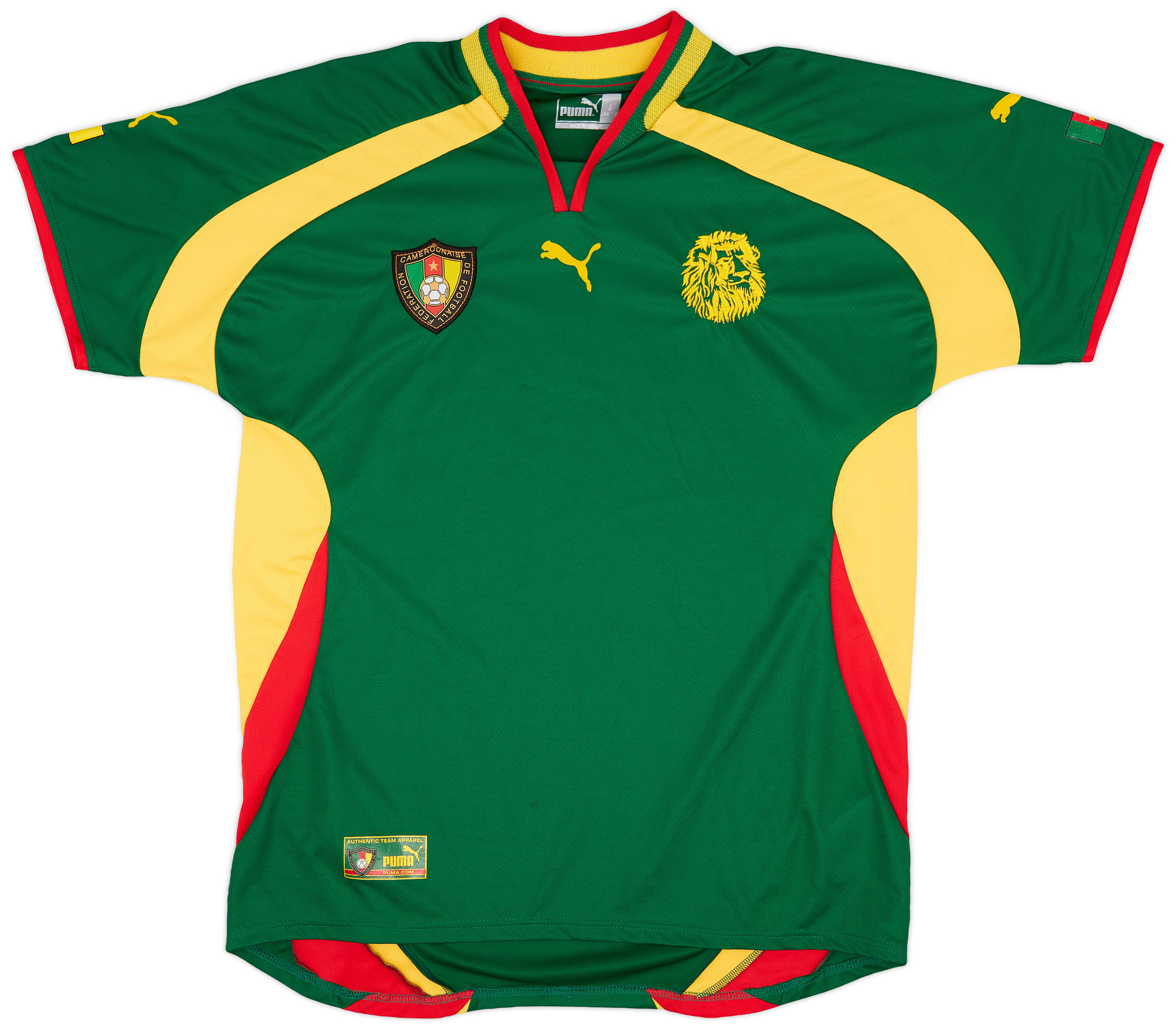 2000-02 Cameroon Home Shirt - 8/10 - (L)
