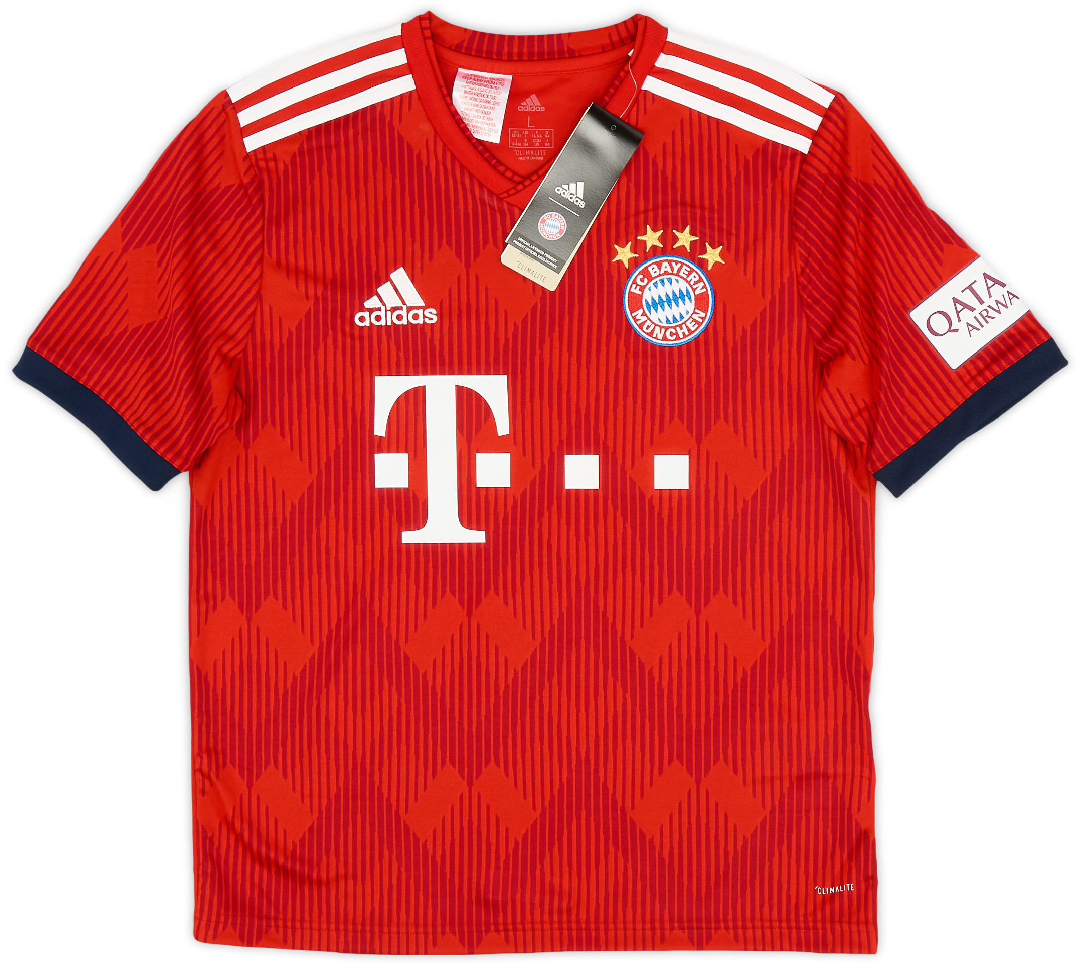 2018-19 Bayern Munich Home Shirt (L.Boys)