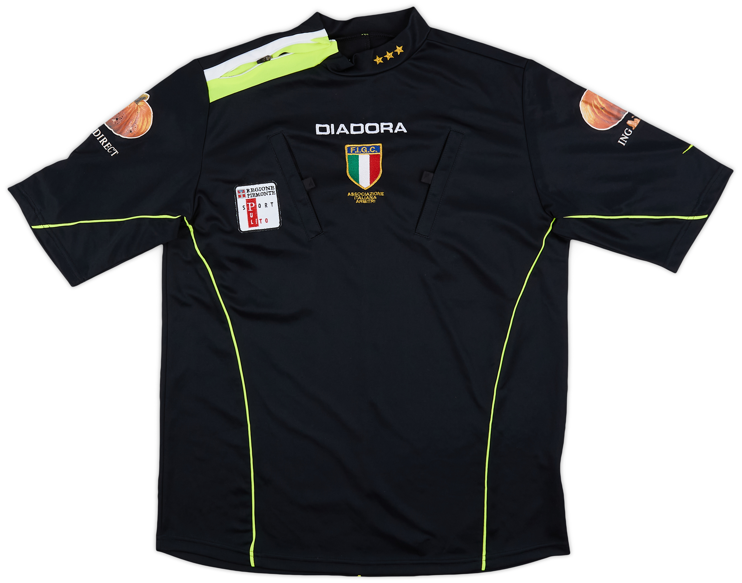 2007-08 Italy Diadora Referee Shirt - 3/10 - (L)