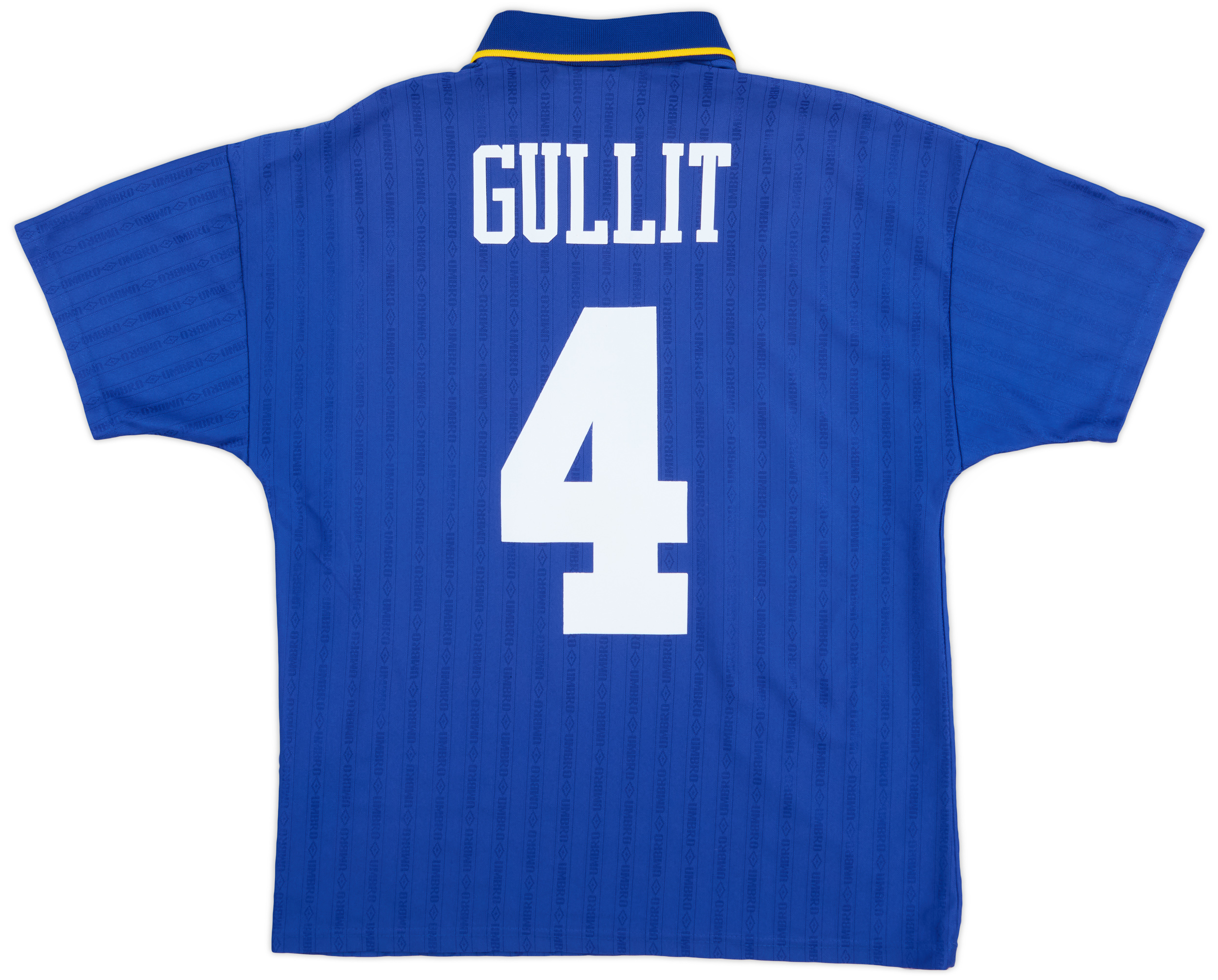 1995-97 Chelsea Home Shirt Gullit #4 - 7/10 - (M)
