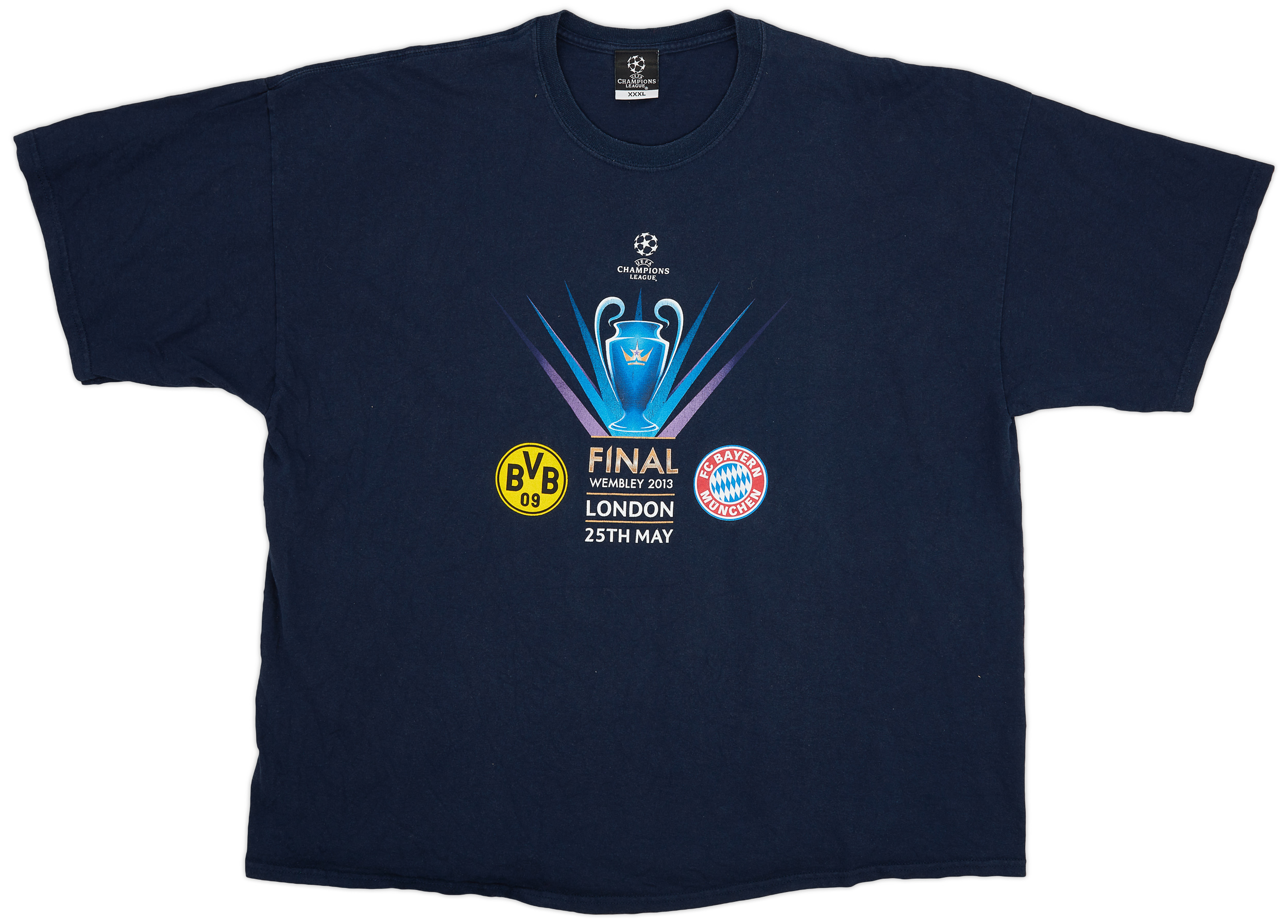 2012-13 UEFA Champions League Final Cotton Tee - 8/10 - (3XL)