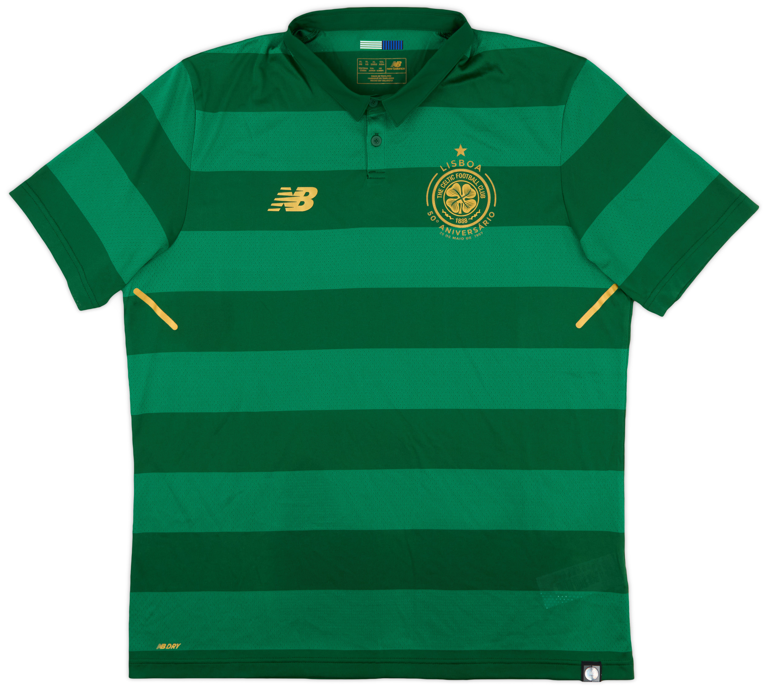 2017-18 Celtic 'Lisbon Lions 50th Anniversary' Away Shirt - 10/10 - (XL)