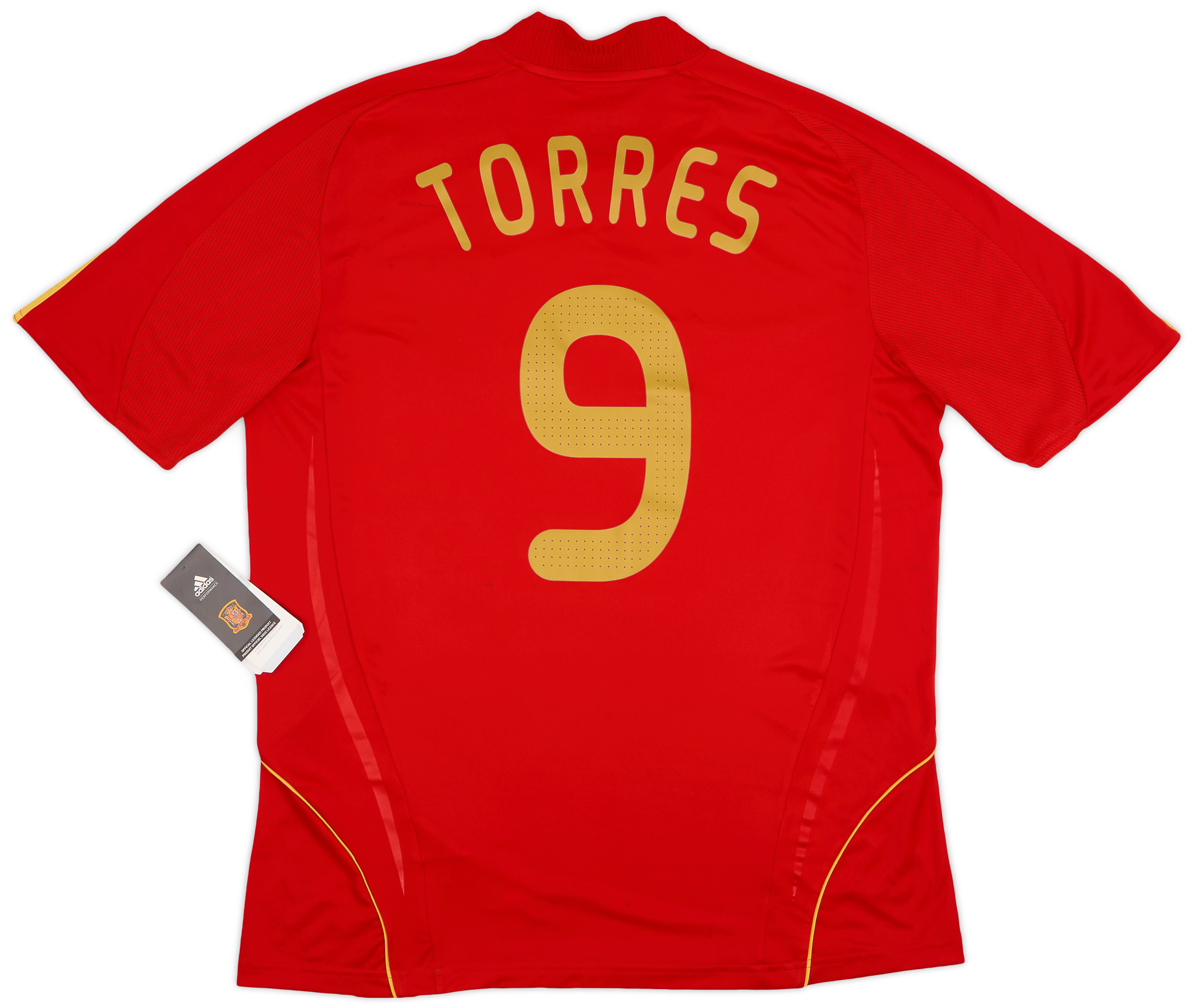 2007-09 Spain Home Shirt Torres #9 (L)
