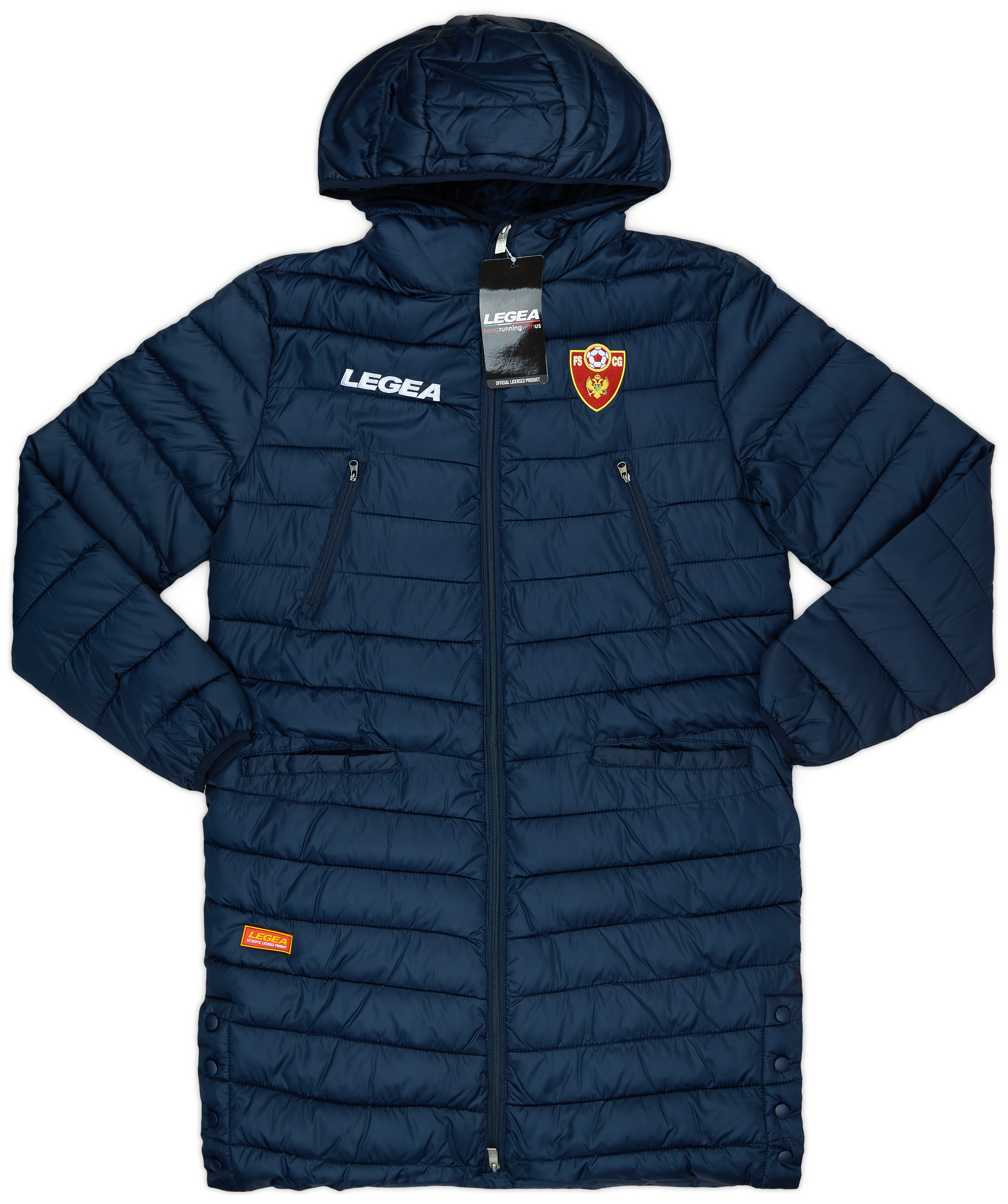2015-16 Montenegro Legea Long Padded Jacket