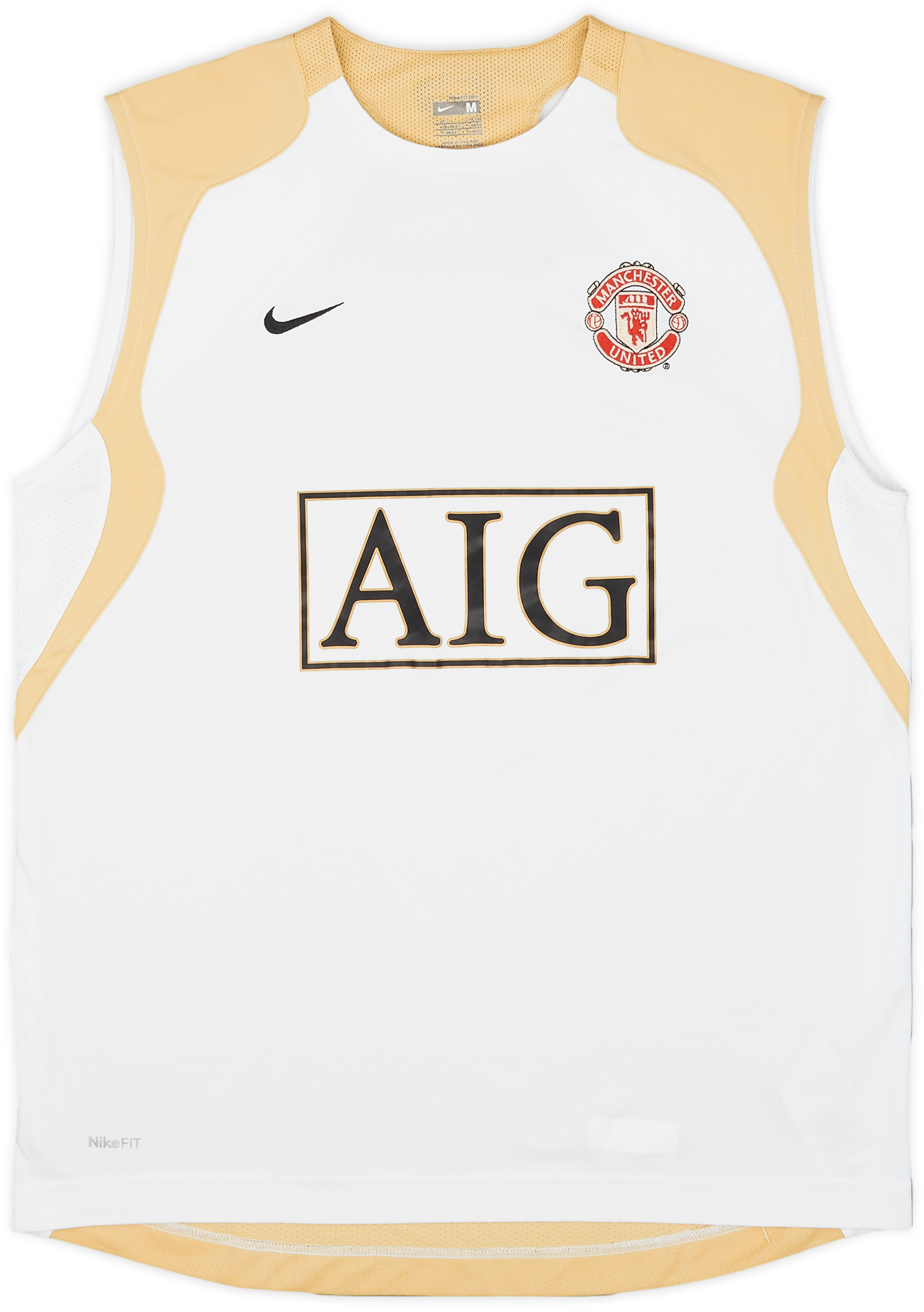 2007-08 Manchester United Nike Training Vest - 8/10 - (M)