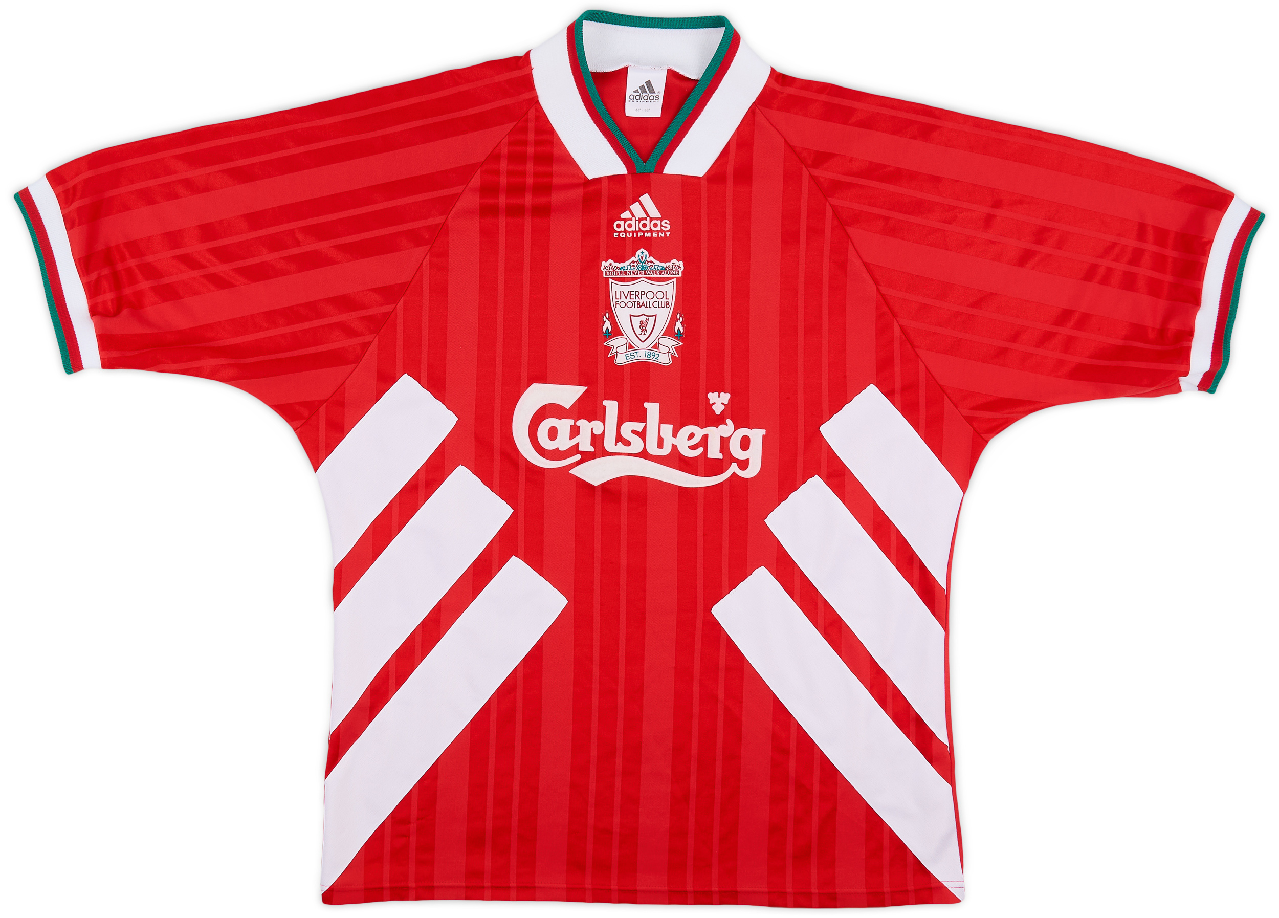1993-95 Liverpool Home Shirt - 8/10 - (L/XL)