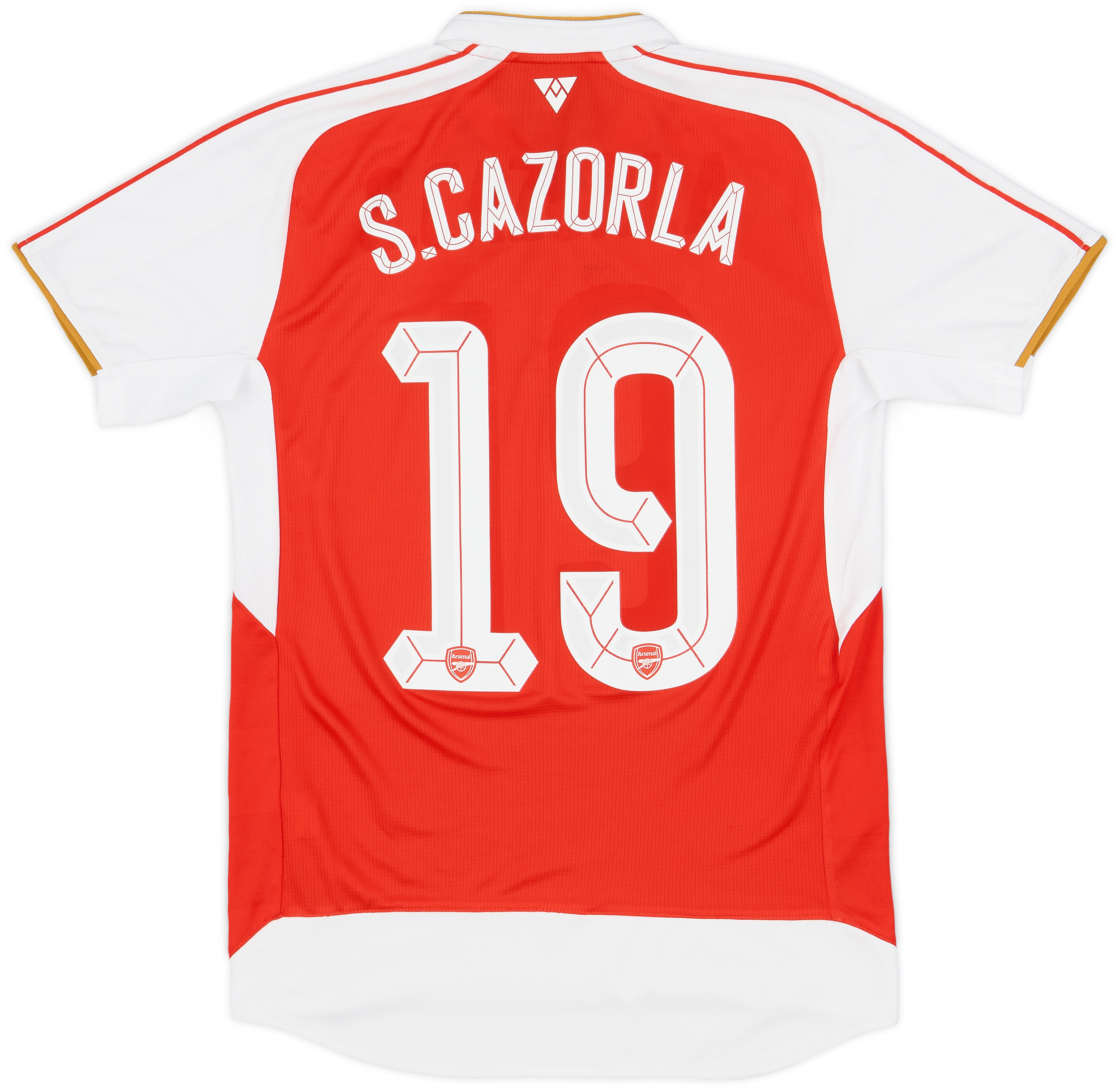2015-16 Arsenal Home Shirt S.Cazorla #19 - 9/10 - (S)