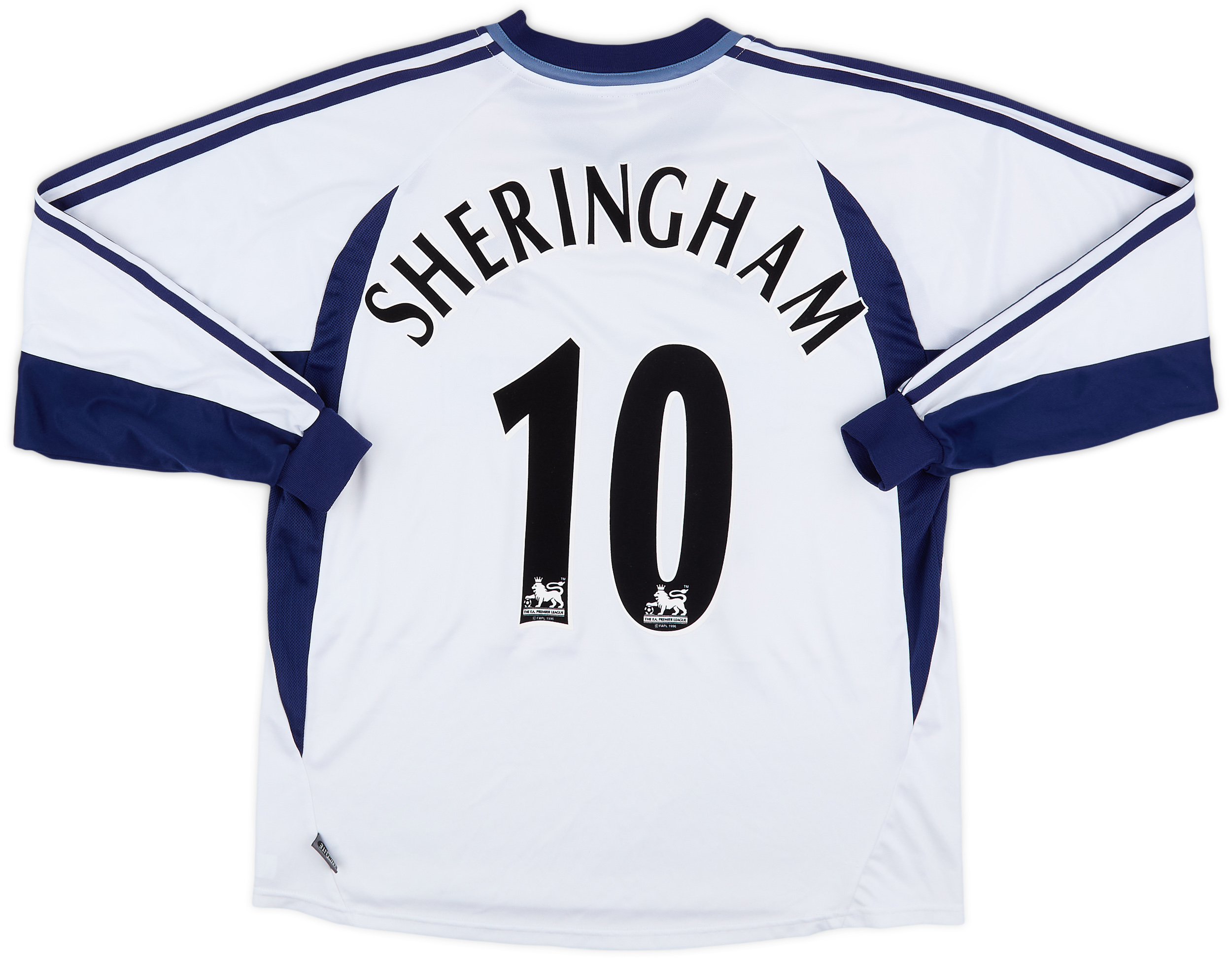 2001-02 Tottenham Home L/S Shirt Sheringham #10 - 8/10 - (XL) 2001-02 Tottenham Home L/S Shirt Sheringham #10 - 8/10 - (XL)