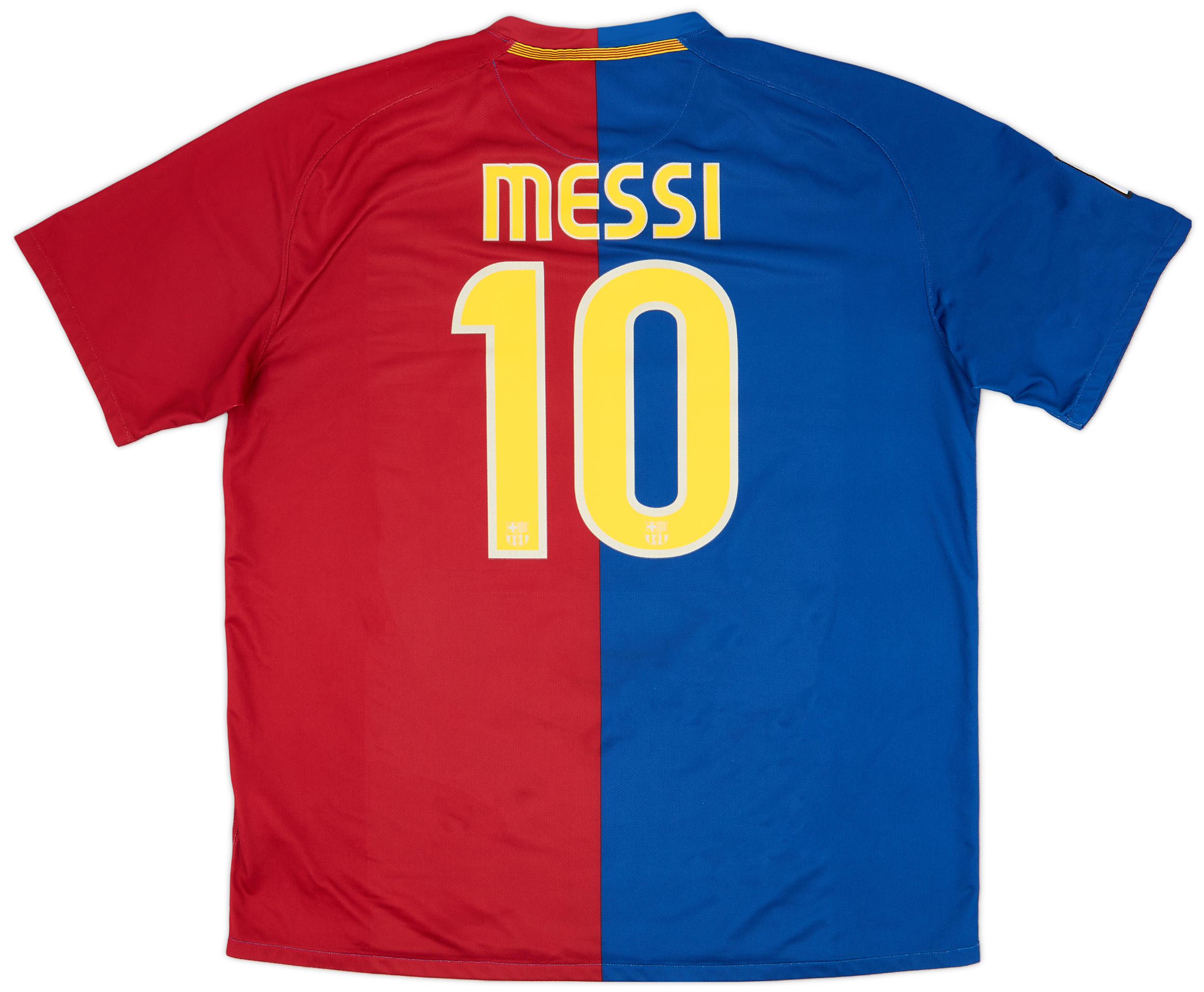 2008-09 Barcelona Home Shirt Messi #10 - 9/10 - (XXL)