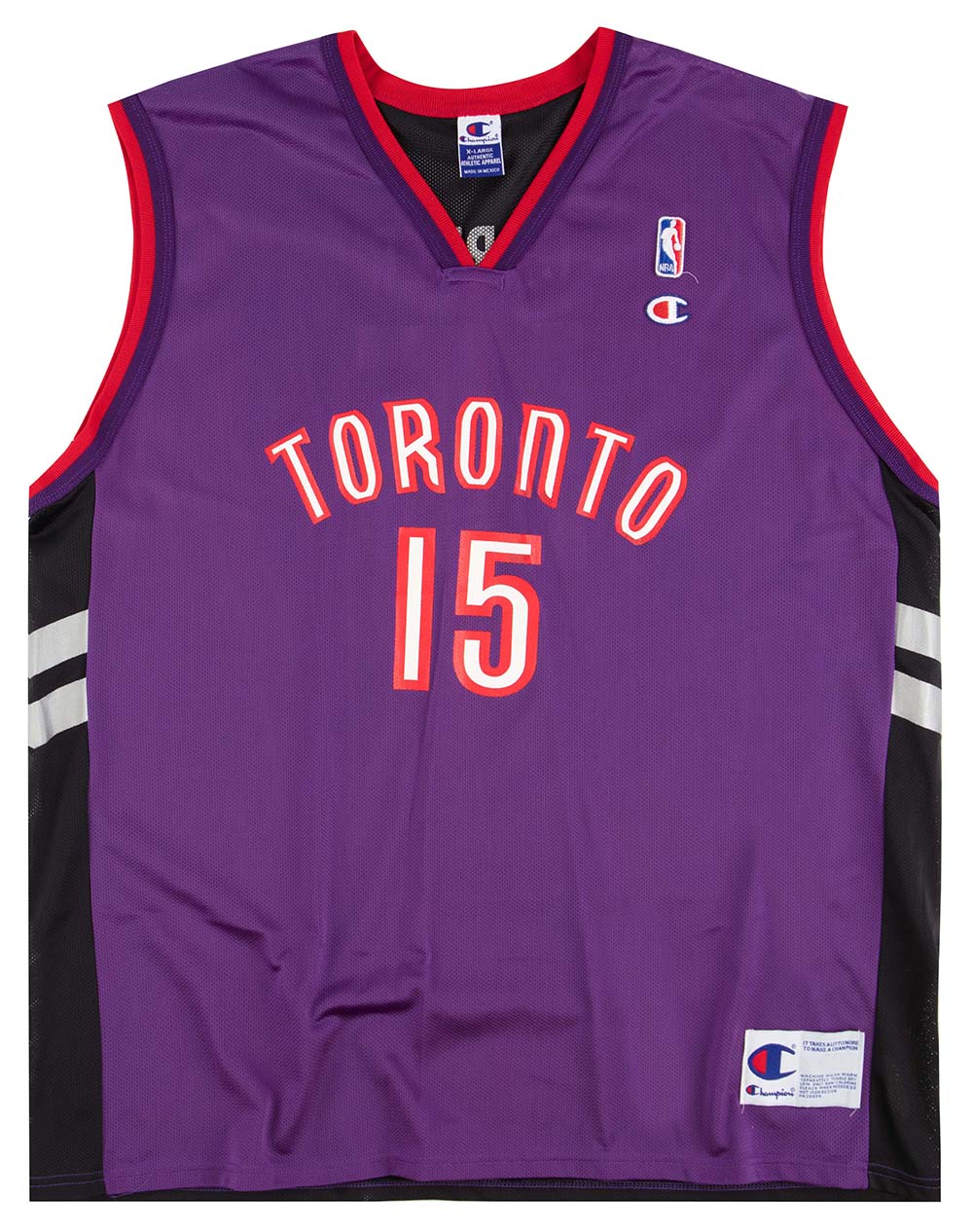 1999-02 Toronto Raptors Carter #15 Champion Jersey (Away) L