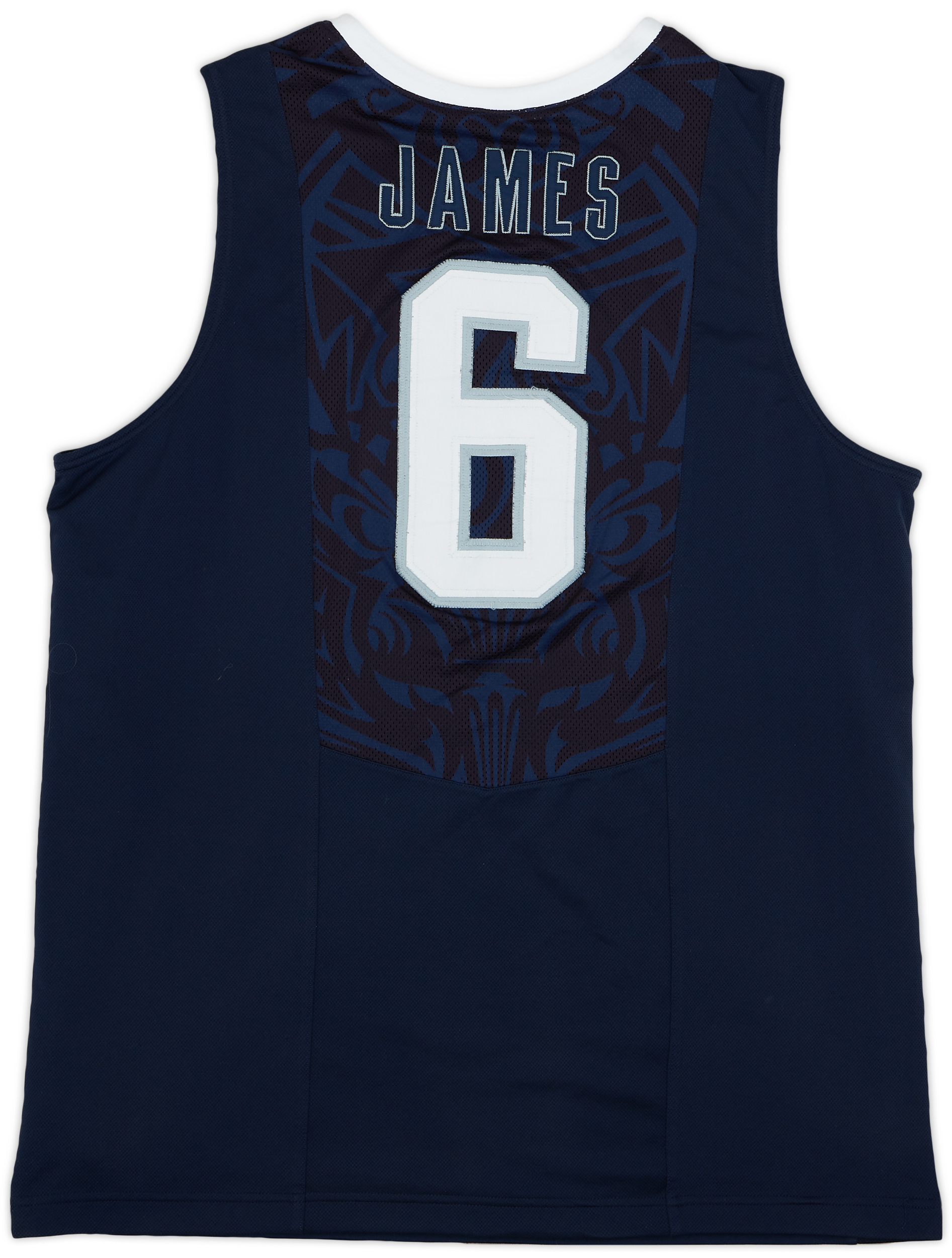 2010 USA James #6 Nike Authentic Away Jersey - 6/10 - (XL)