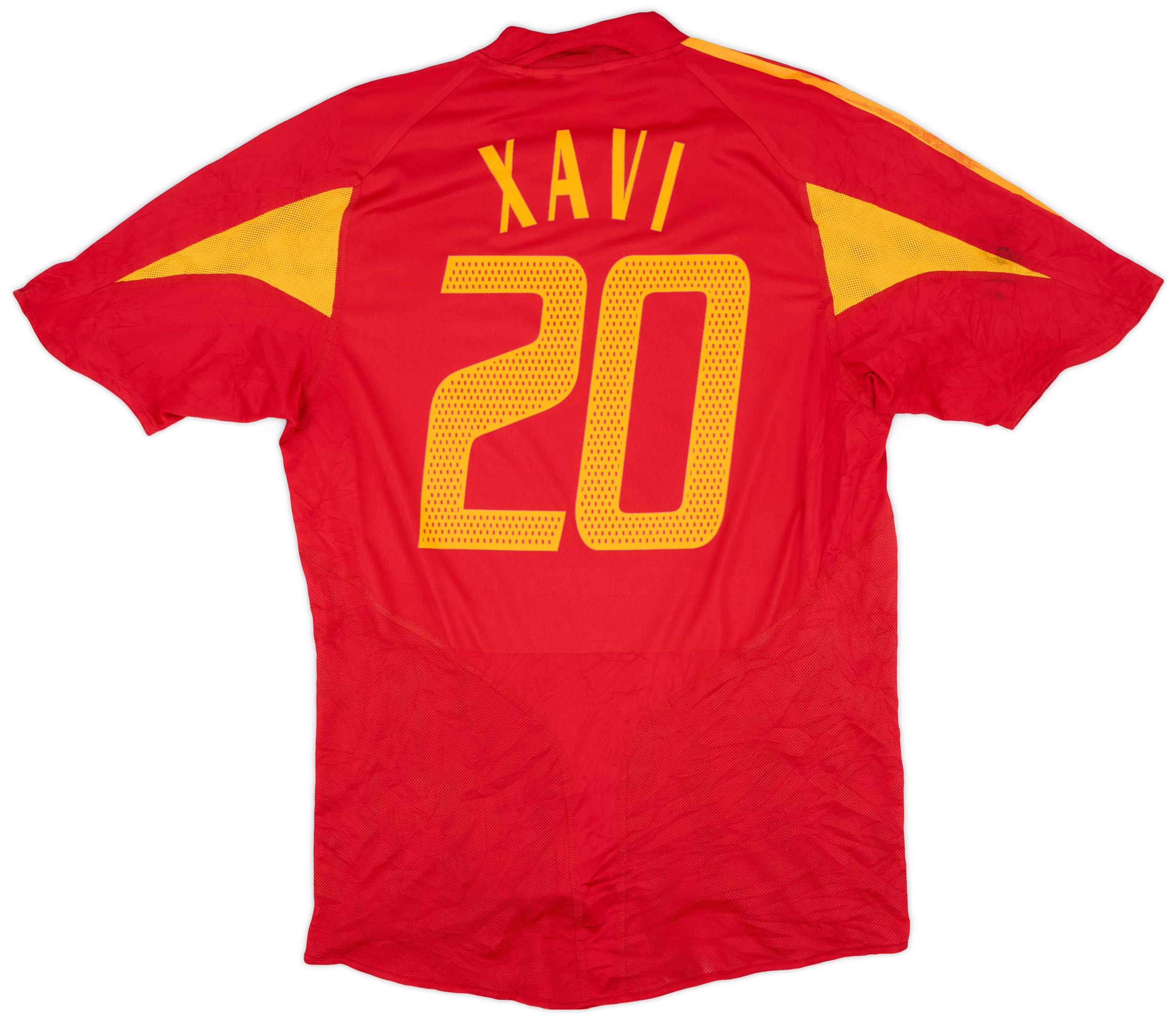 2004-06 Spain Home Shirt Xavi #20 - 6/10 - (L)