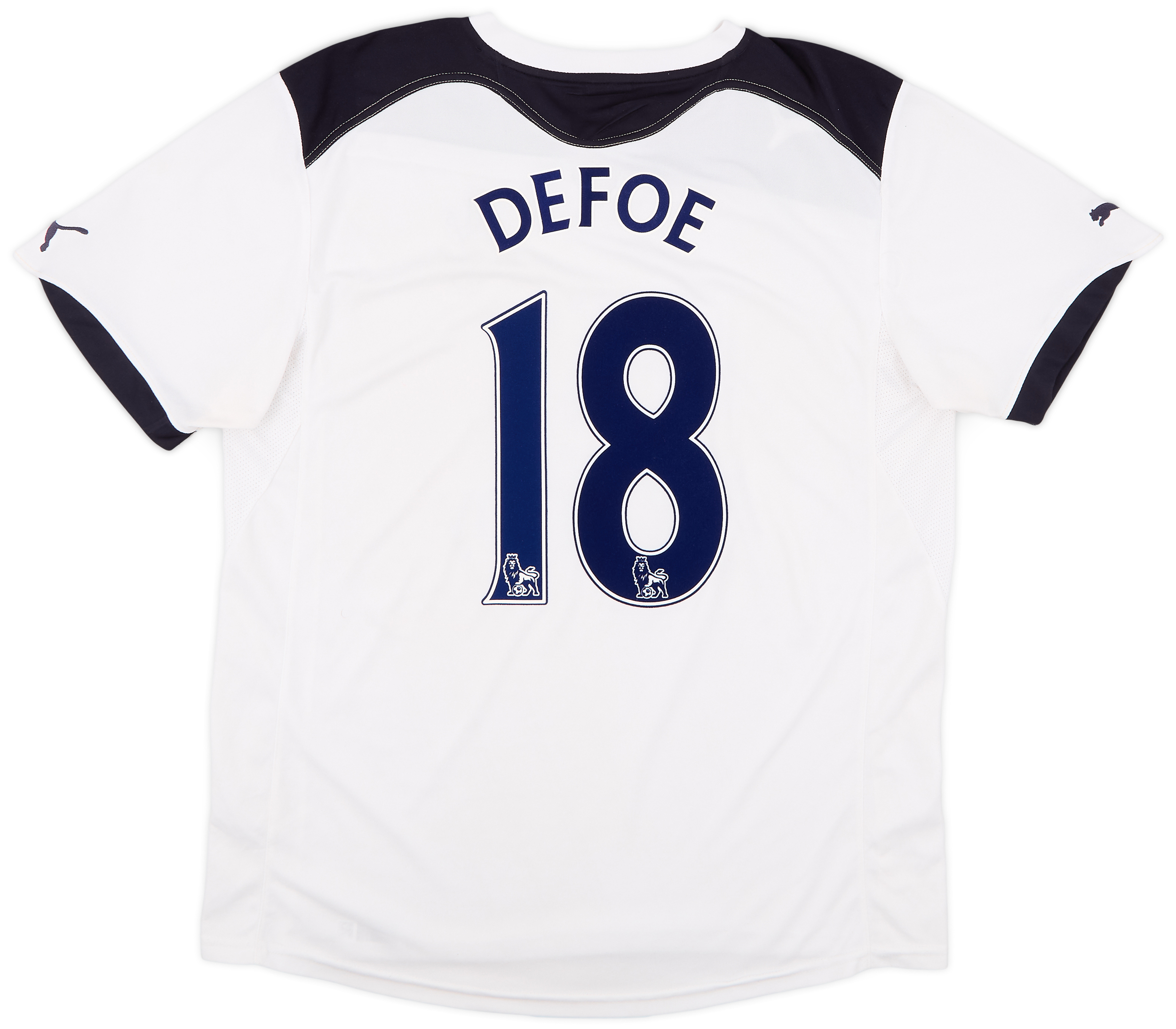 2010-11 Tottenham Home Shirt Defoe #18 - 7/10 - (XL)