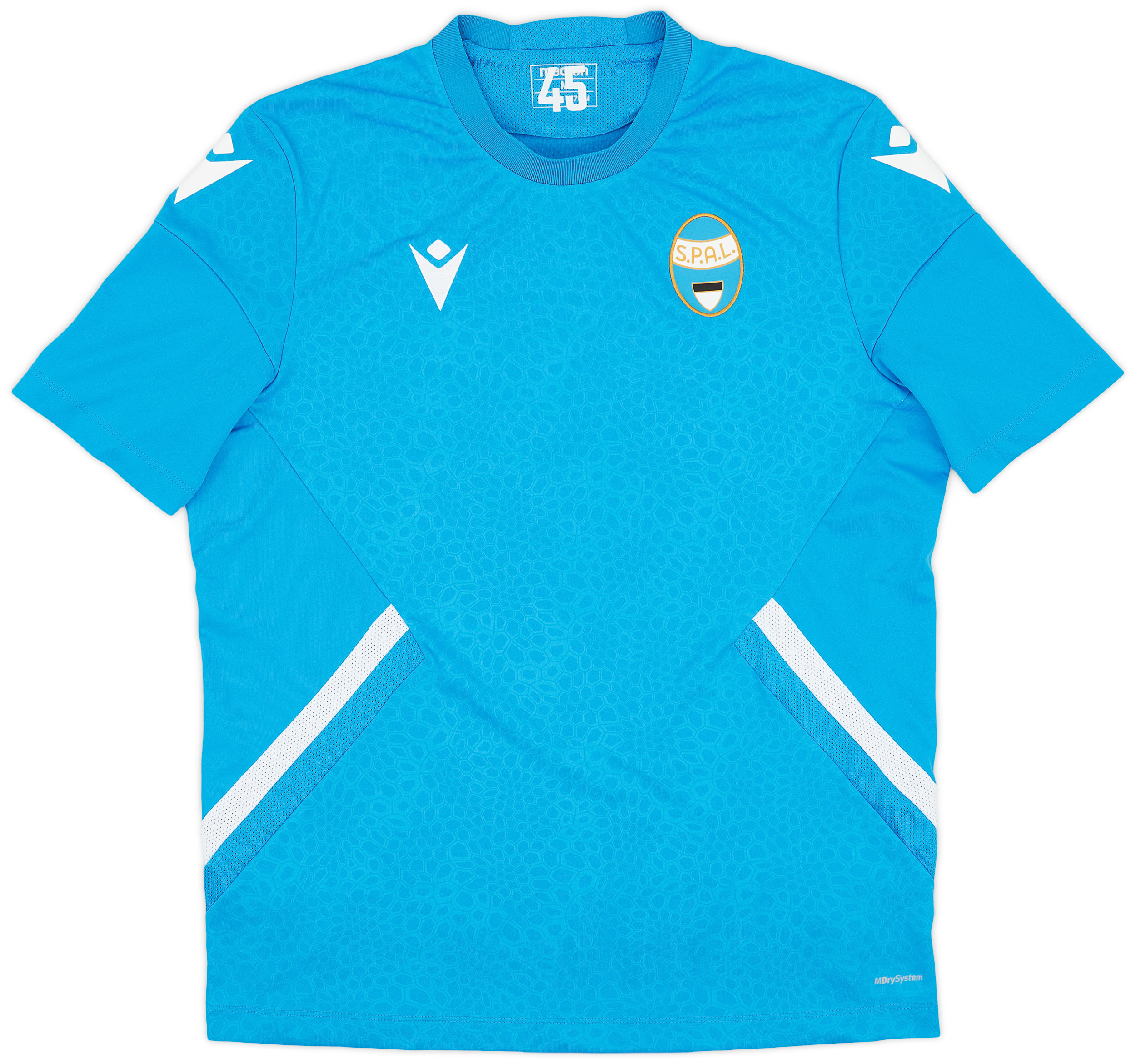 2022-23 SPAL Player Issue Macron Training Shirt #45 - 8/10 - (M)