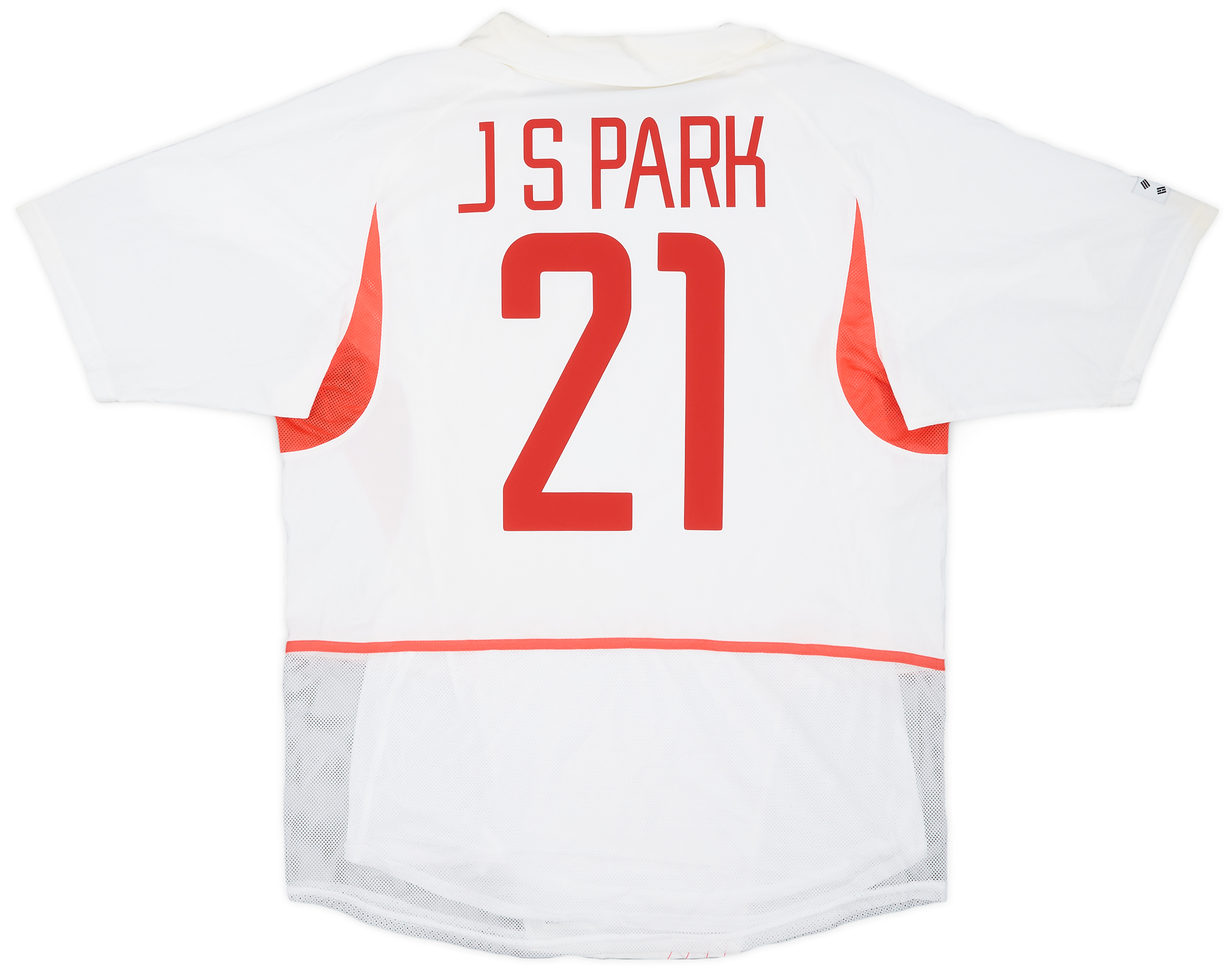 2002-03 South Korea Player Issue Away Shirt J S Park #21 - 8/10 - (L)
