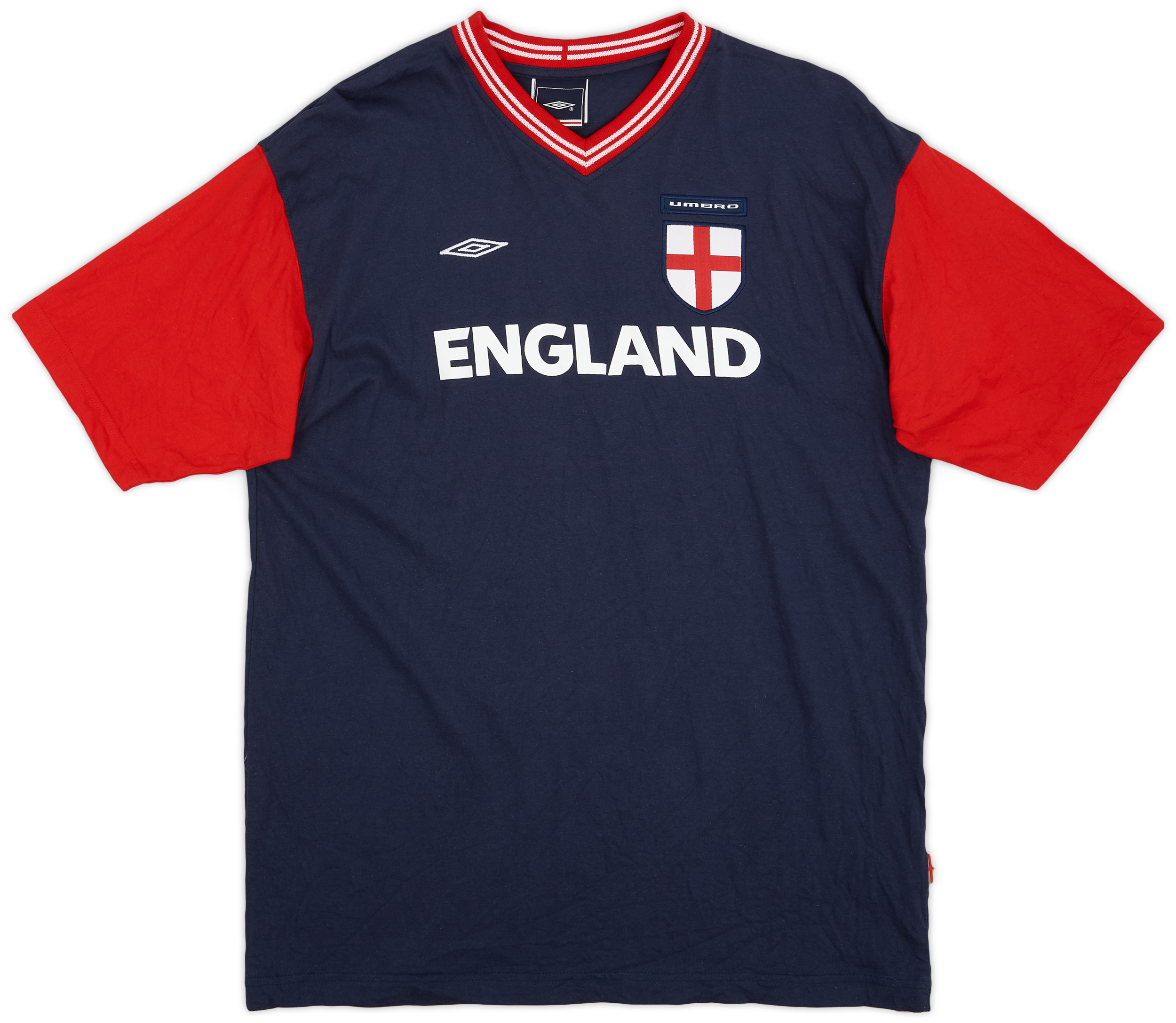 2002-03 England Umbro Cotton Tee - 9/10 - (L)