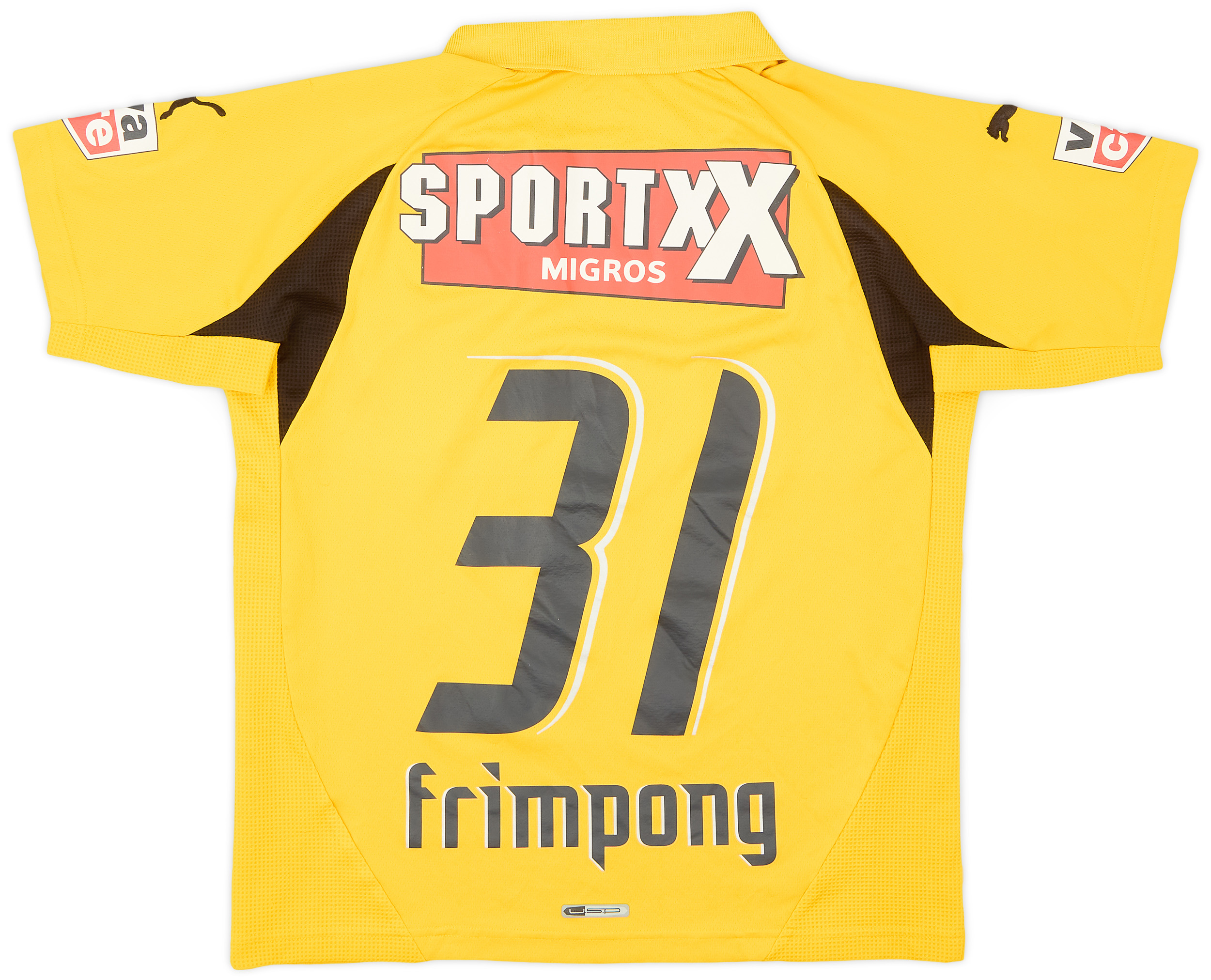2007-08 Young Boys Home Shirt Frimpong #31 - 6/10 - (XL.Boys)
