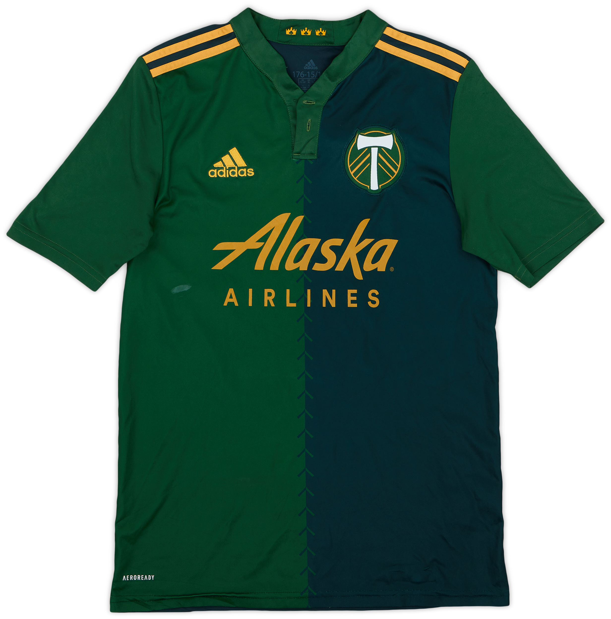 2020-21 Portland Timbers Home Shirt - 8/10 - (XL.Boys)