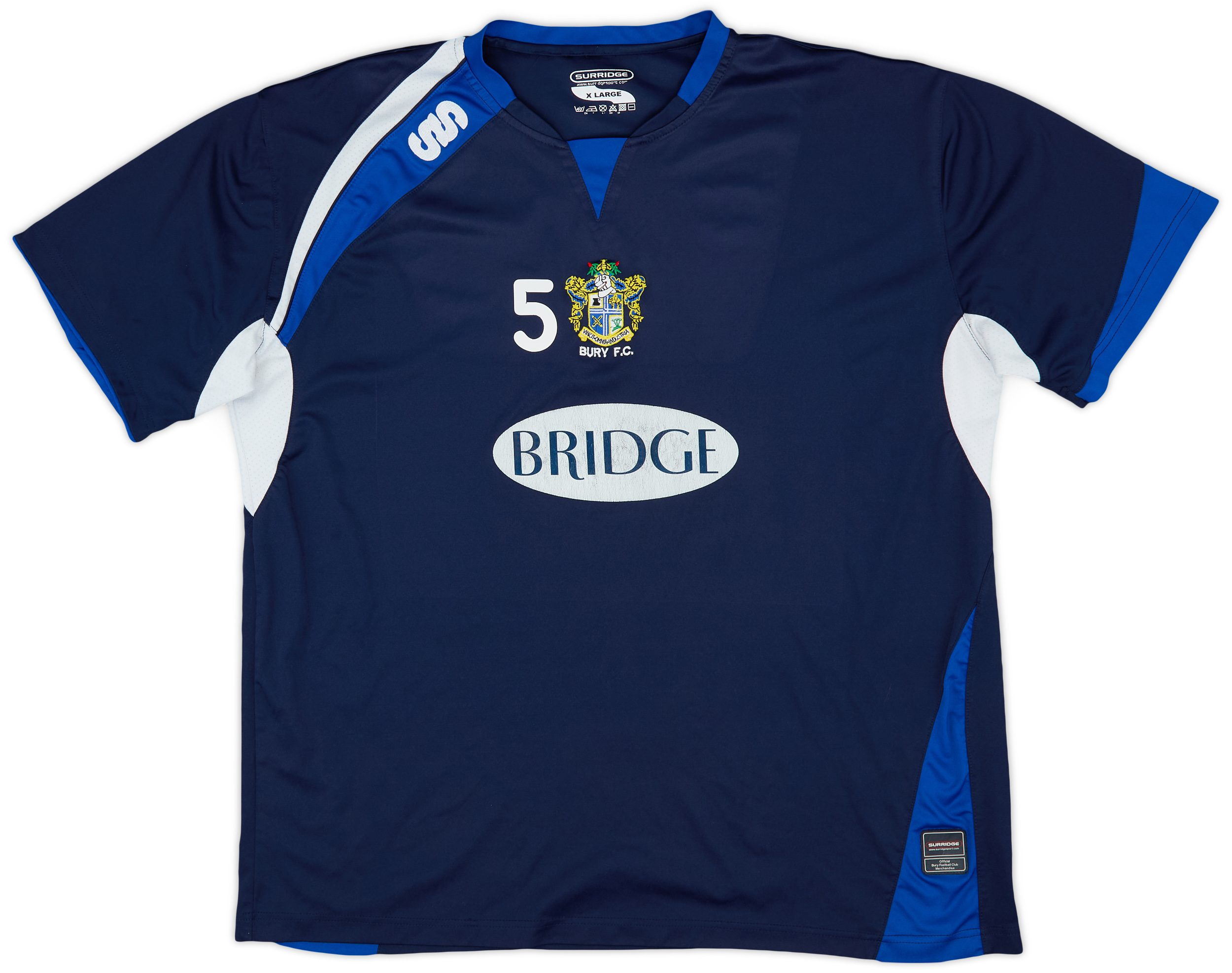 2009-10 Bury FC Surridge Player Issue Training Shirt #5 - 7/10 - (XL)