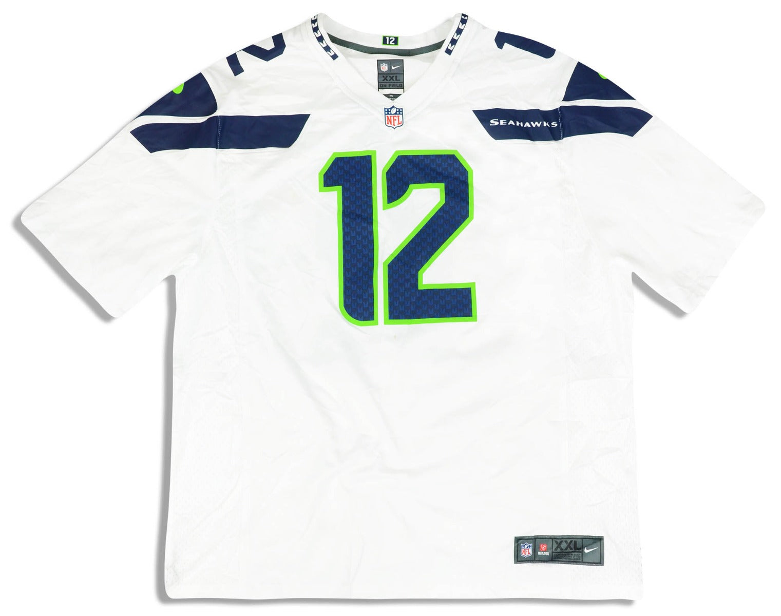 2012-14 Seattle Seahawks Fan #12 Nike Game Jersey (Away) XXL