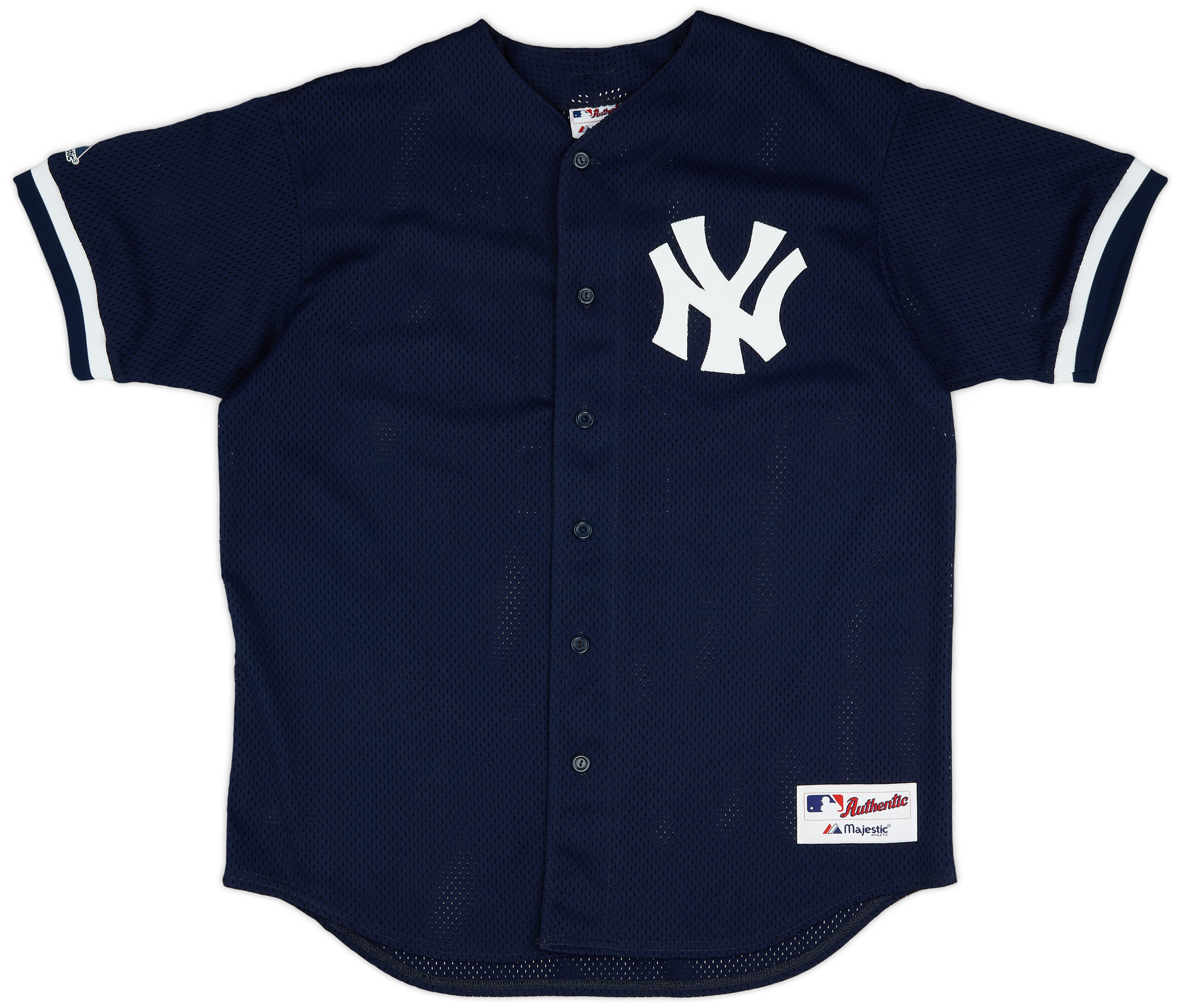 1996-98 New York Yankees Jeter #2 Authentic Majestic Batting Practice ...