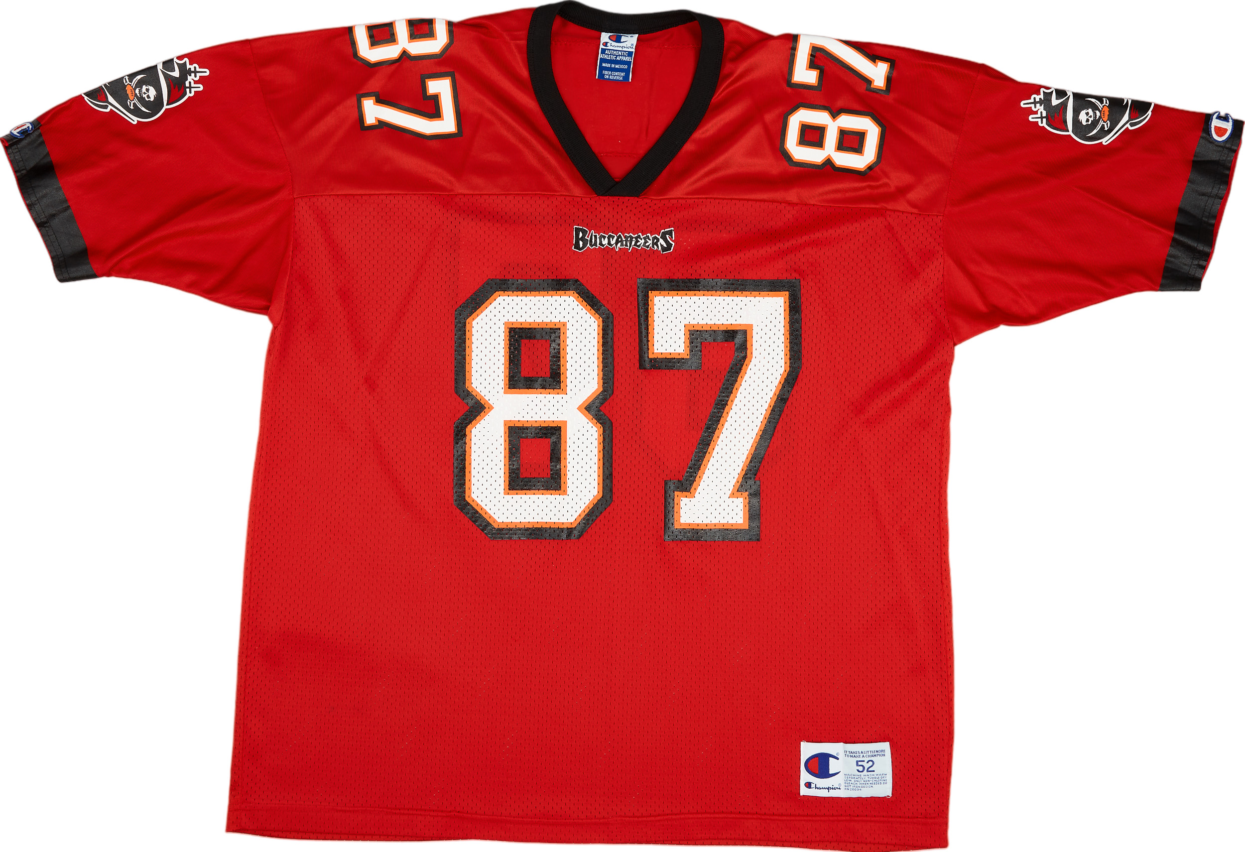 1998-99 Tampa Bay Buccaneers Emanuel #87 Champion Home Jersey ...