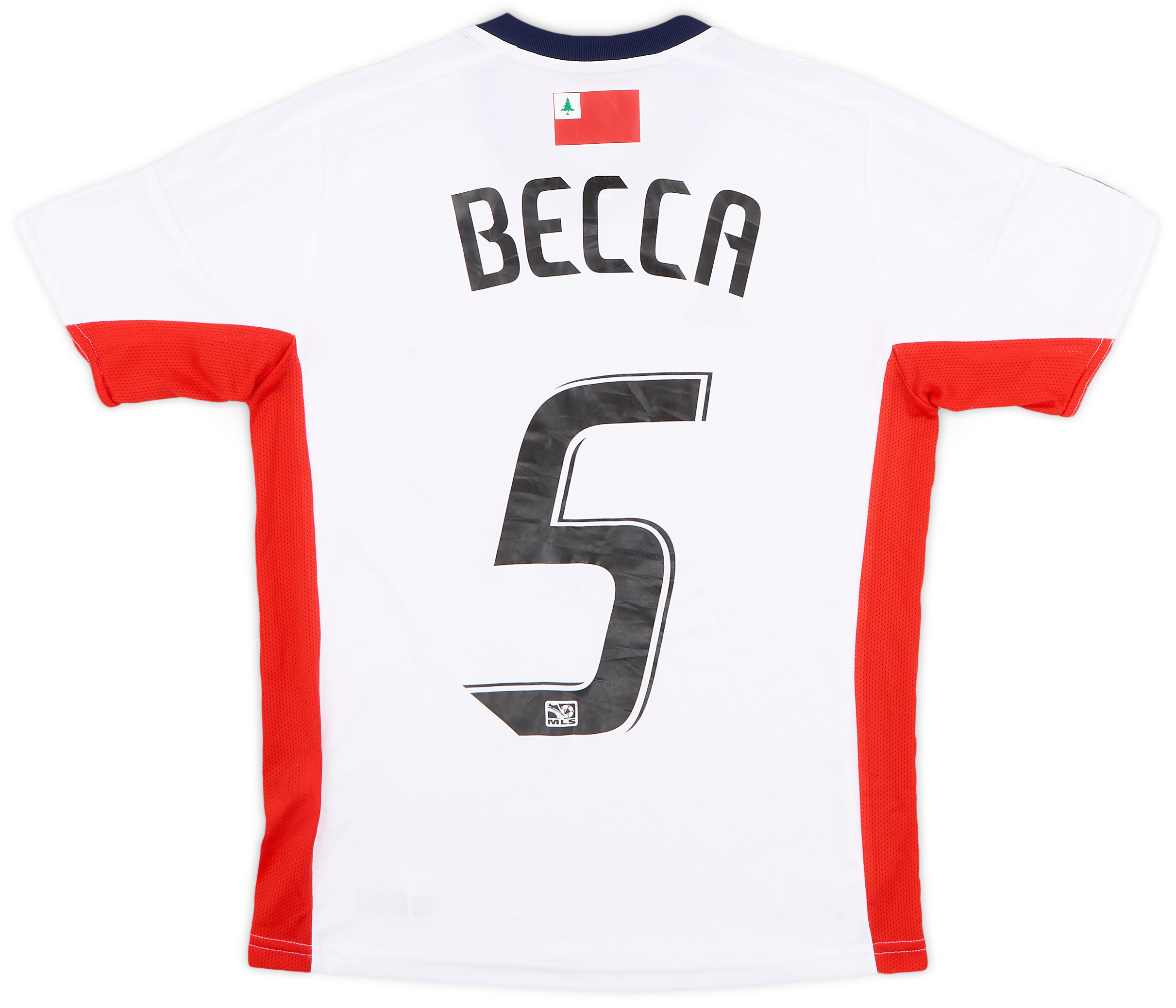 2012-13 New England Revolution Away Shirt Becca #5 - 8/10 - (M.Boys)