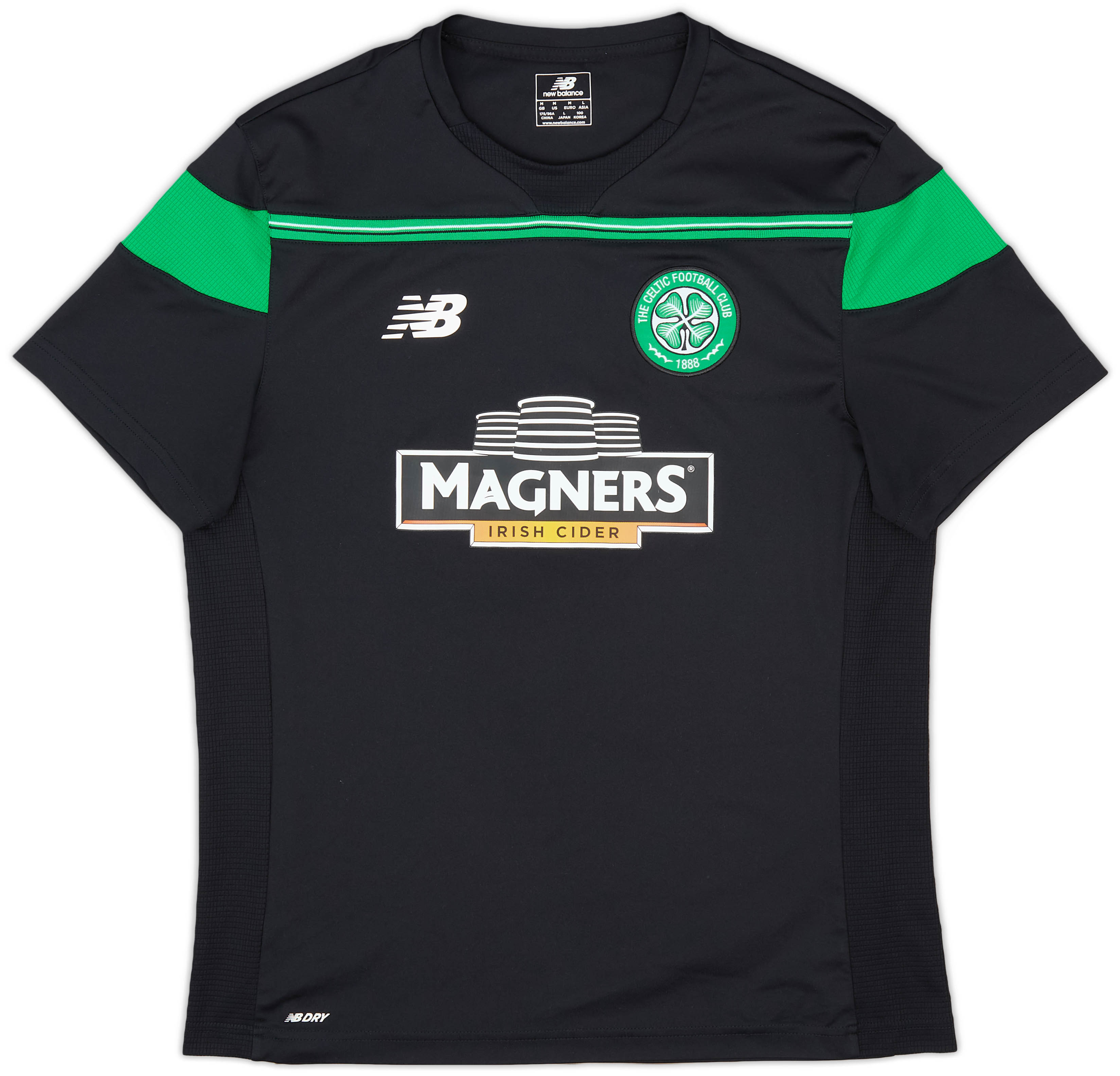 2015-16 Celtic New Balance Training Shirt - 8/10 - (M)