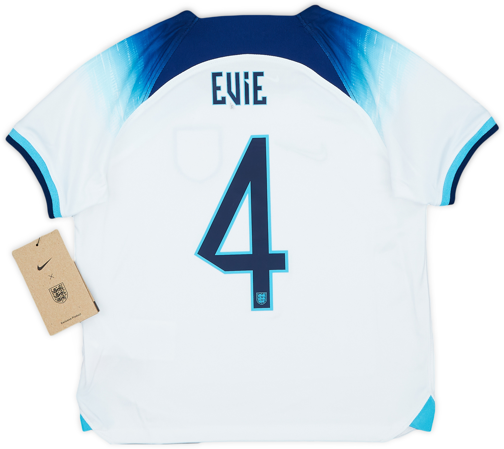 2022-23 England Home Shirt Evie #9 (4-5 Years)