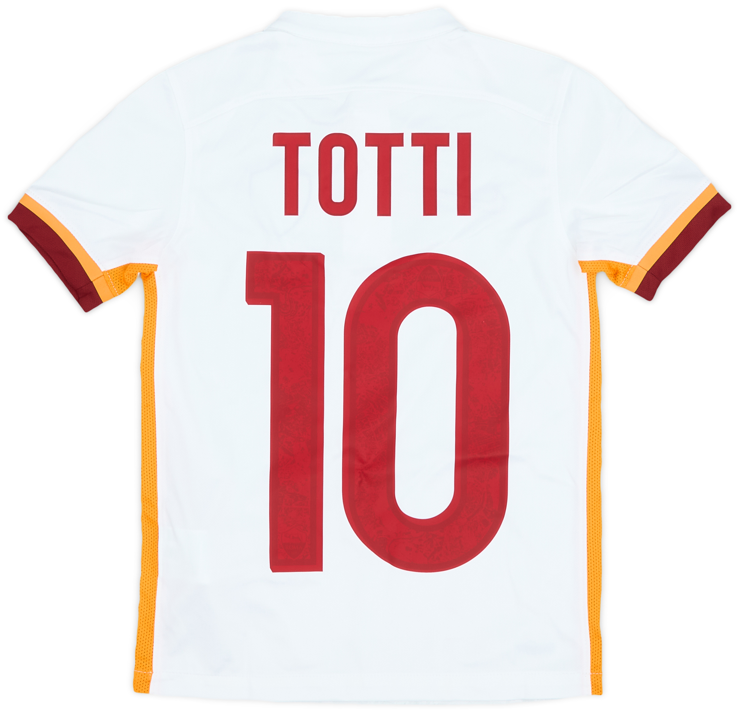 2015-16 Roma Away Shirt Totti #10 (S.Boys)