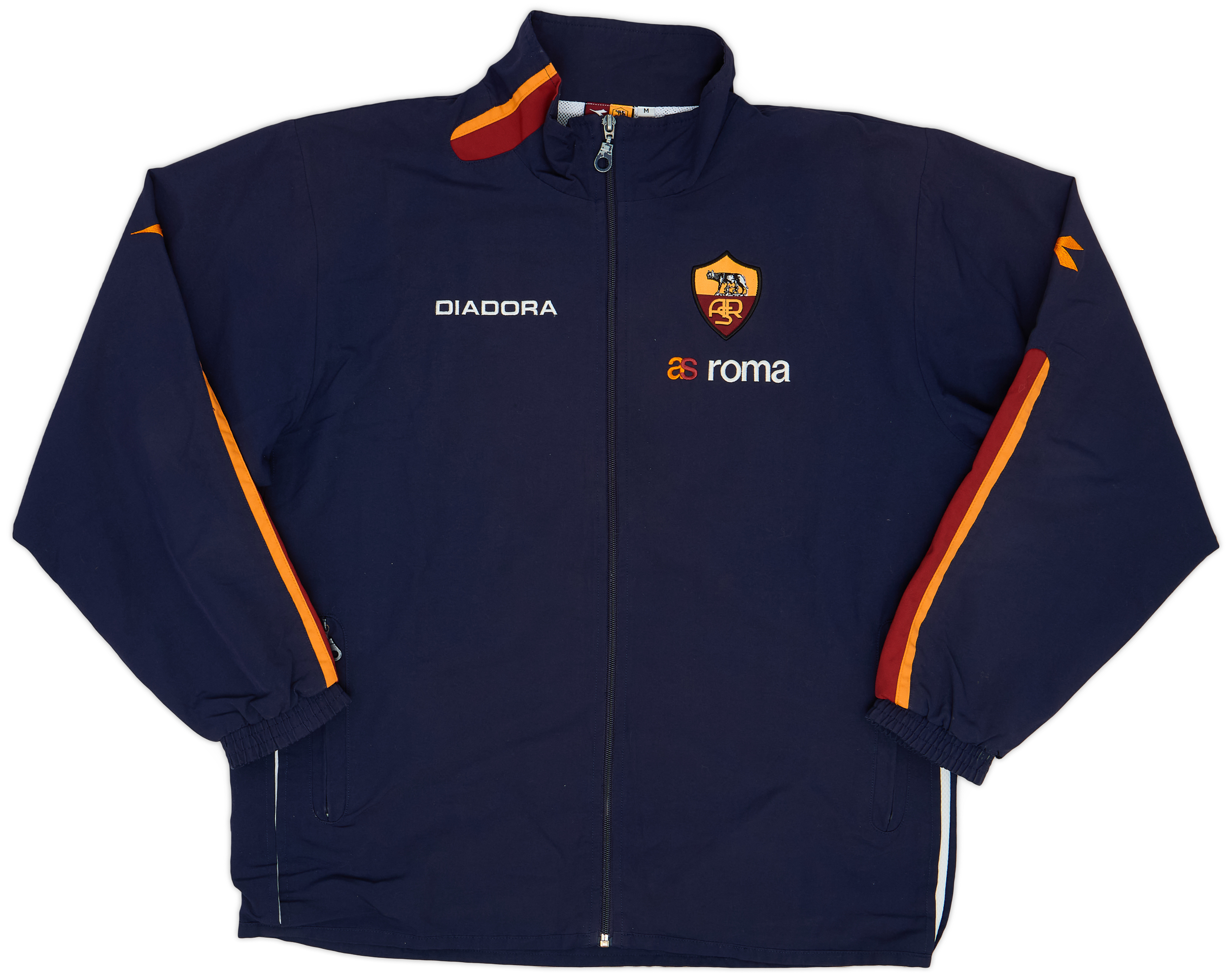 2005-06 Roma Diadora Track Jacket - 9/10 - (M)