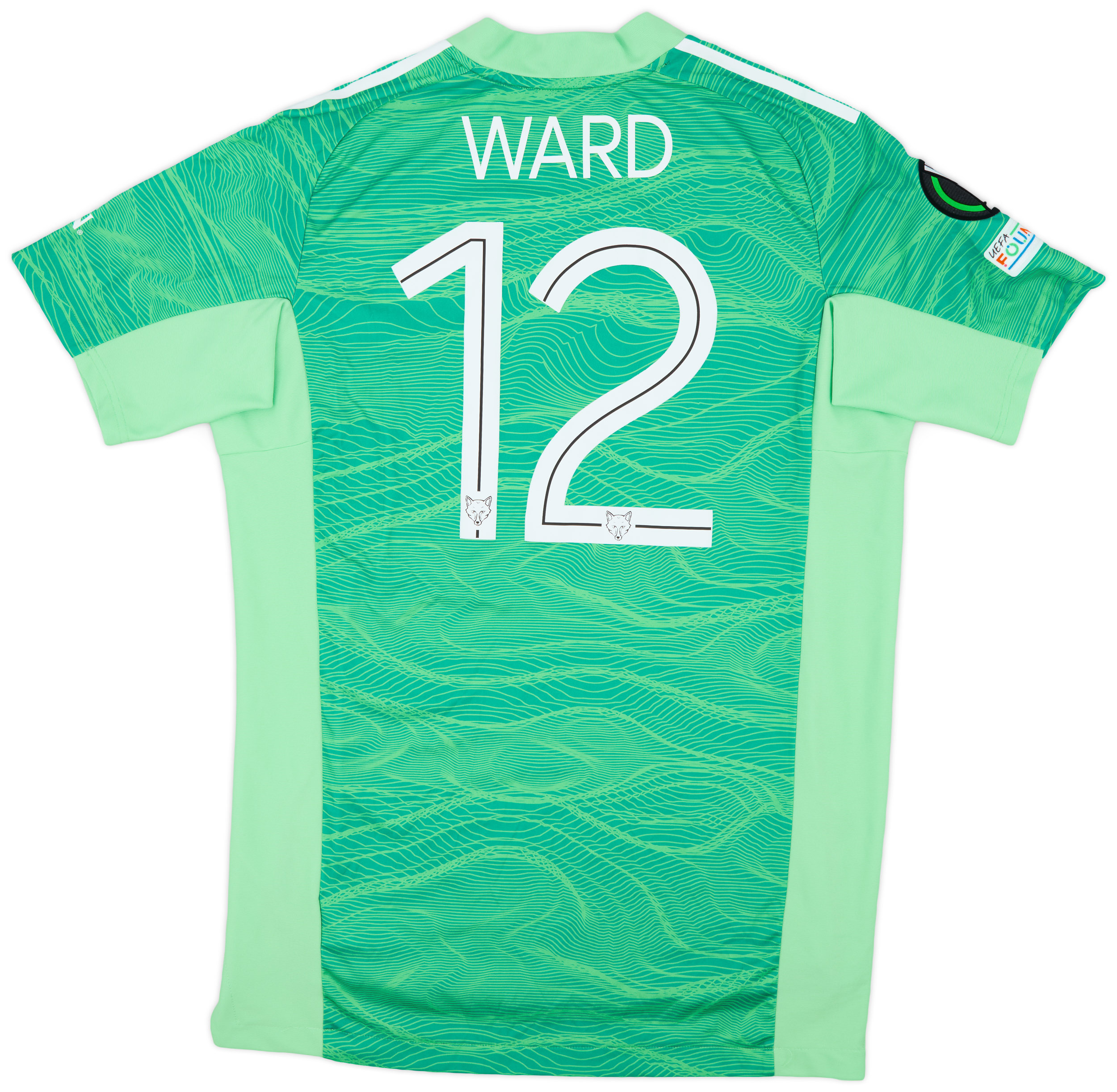 2021-22 Leicester Match Issue Conference League GK Shirt Ward #12