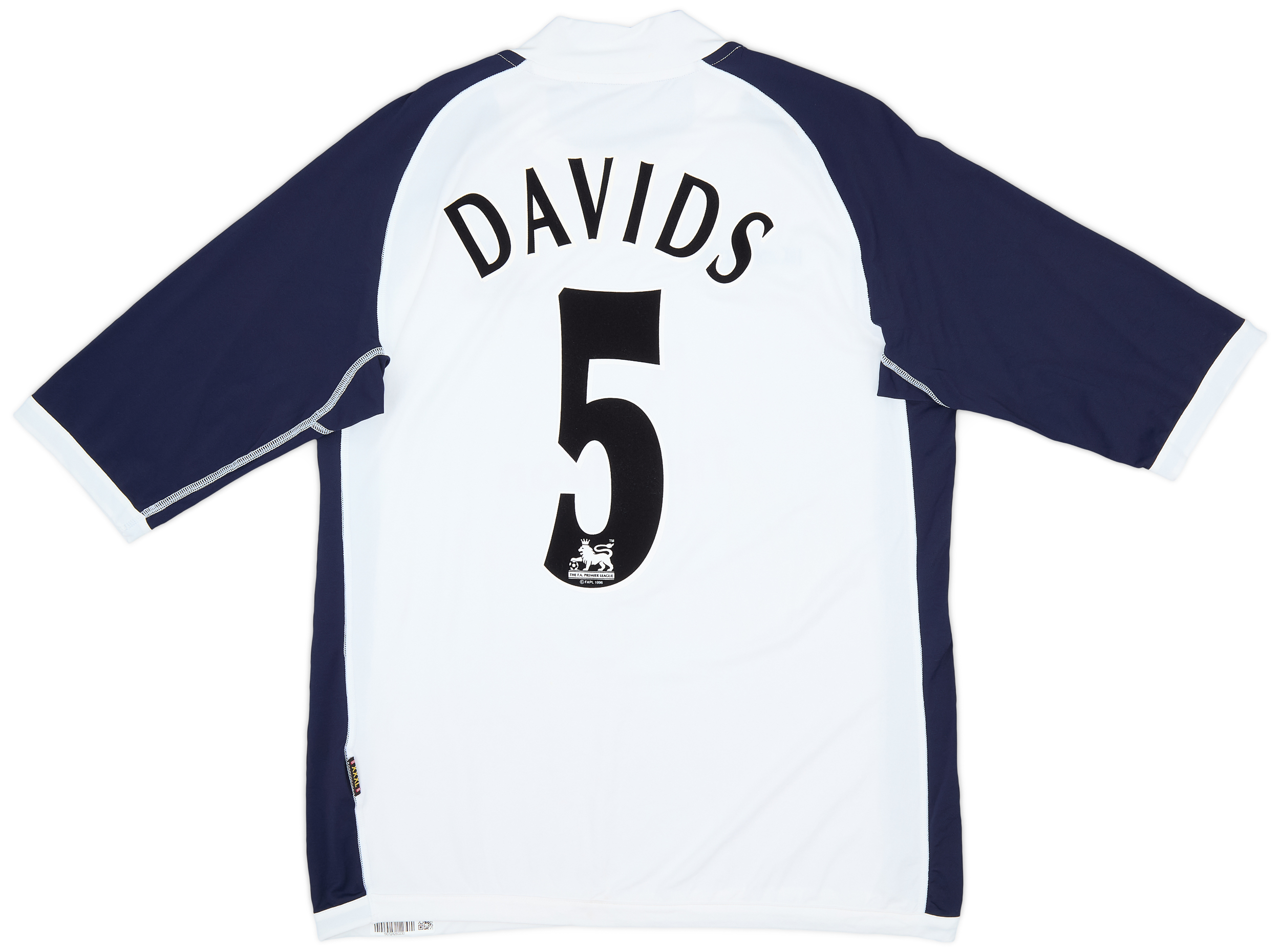 2005-06 Tottenham Home Shirt Davids #5 - 8/10 - (3XL)