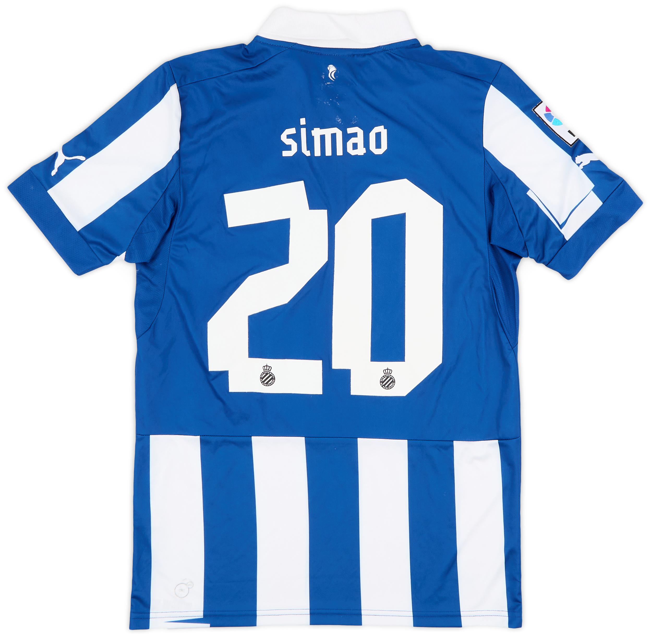 2012-13 Espanyol Home Shirt Simao #20 - 5/10 - (S)