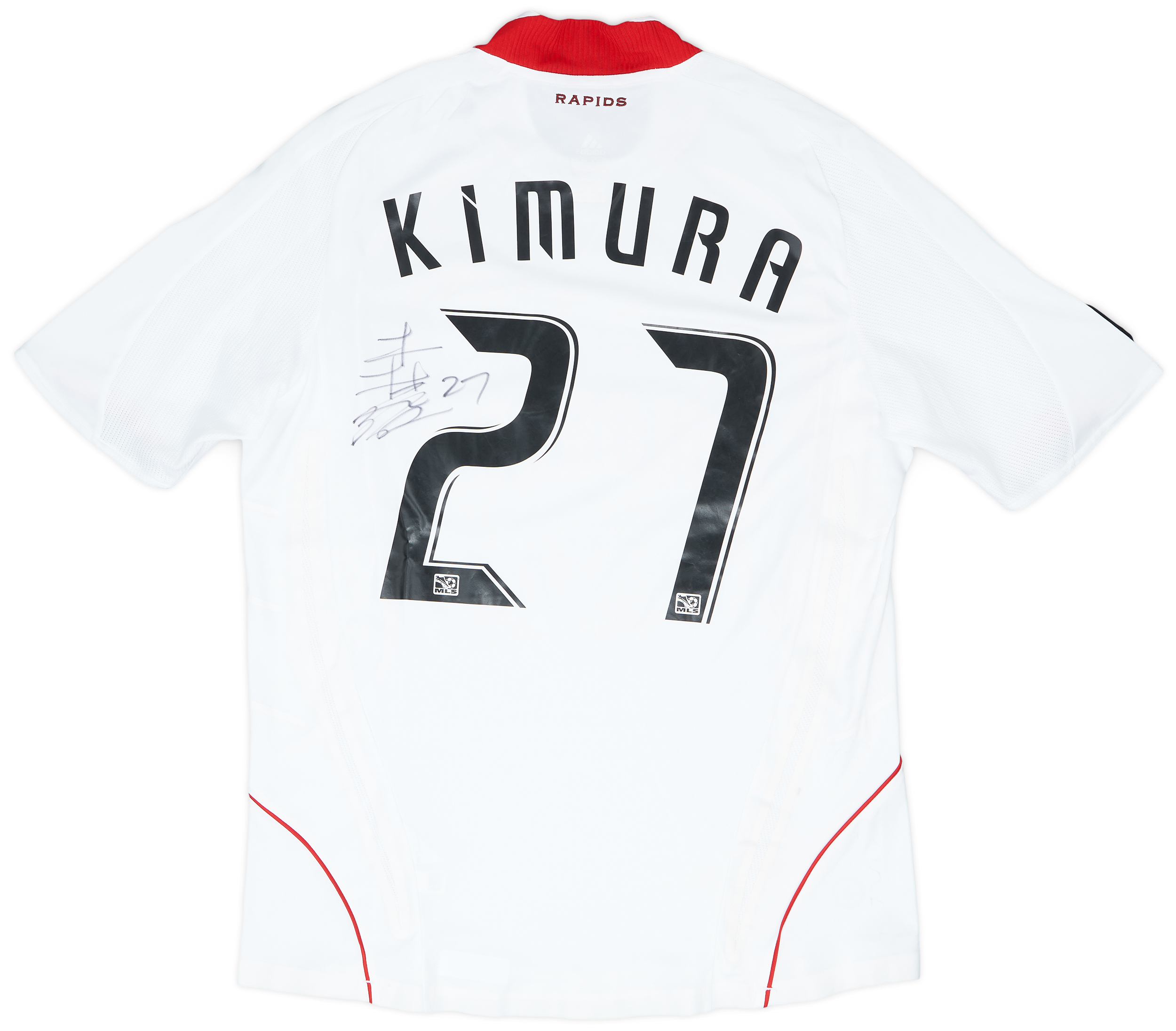 2007-08 Colorado Rapids Match Issue Signed Third Shirt Kimura #27