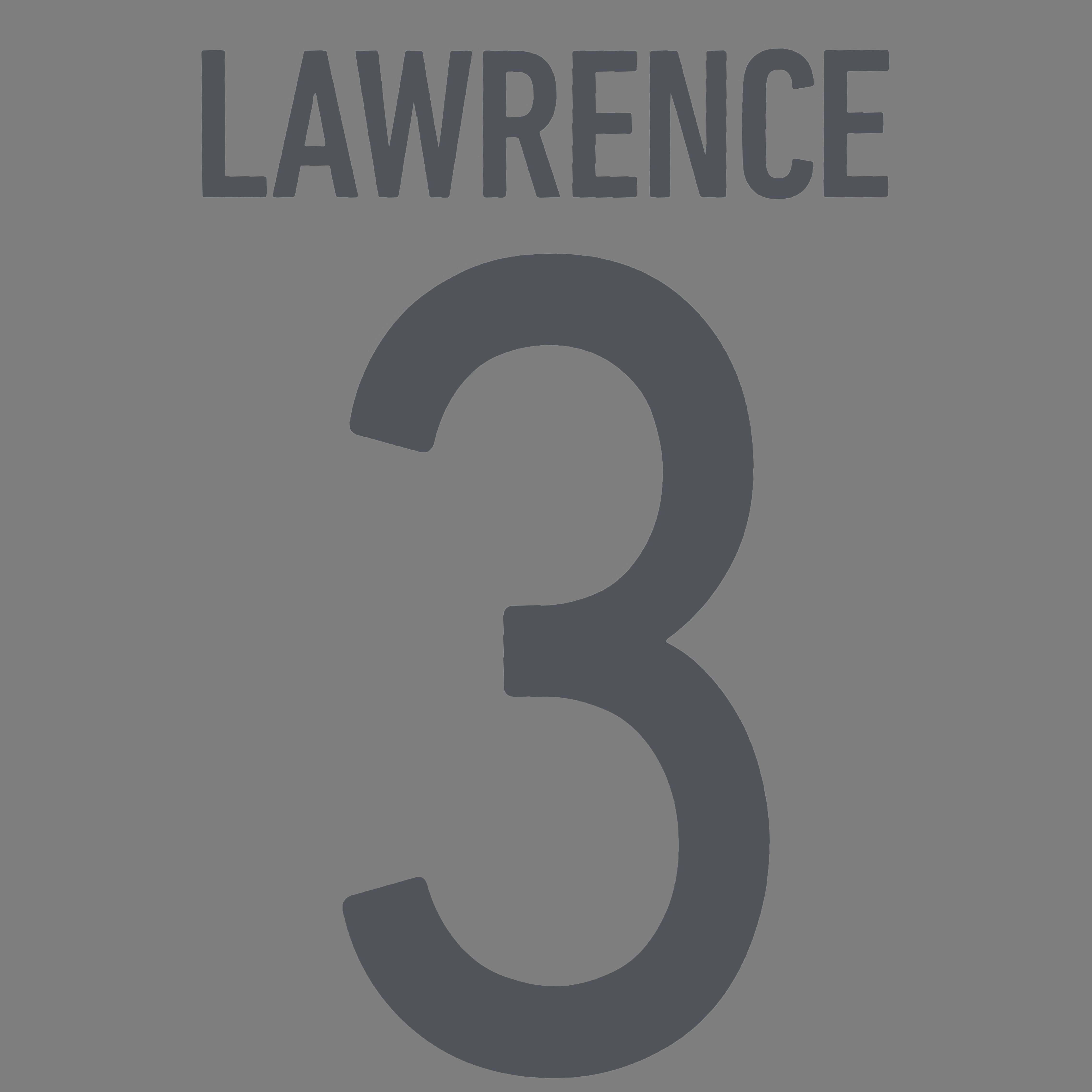 2021-22 St Pauli Third Lawrence #3 Name Set