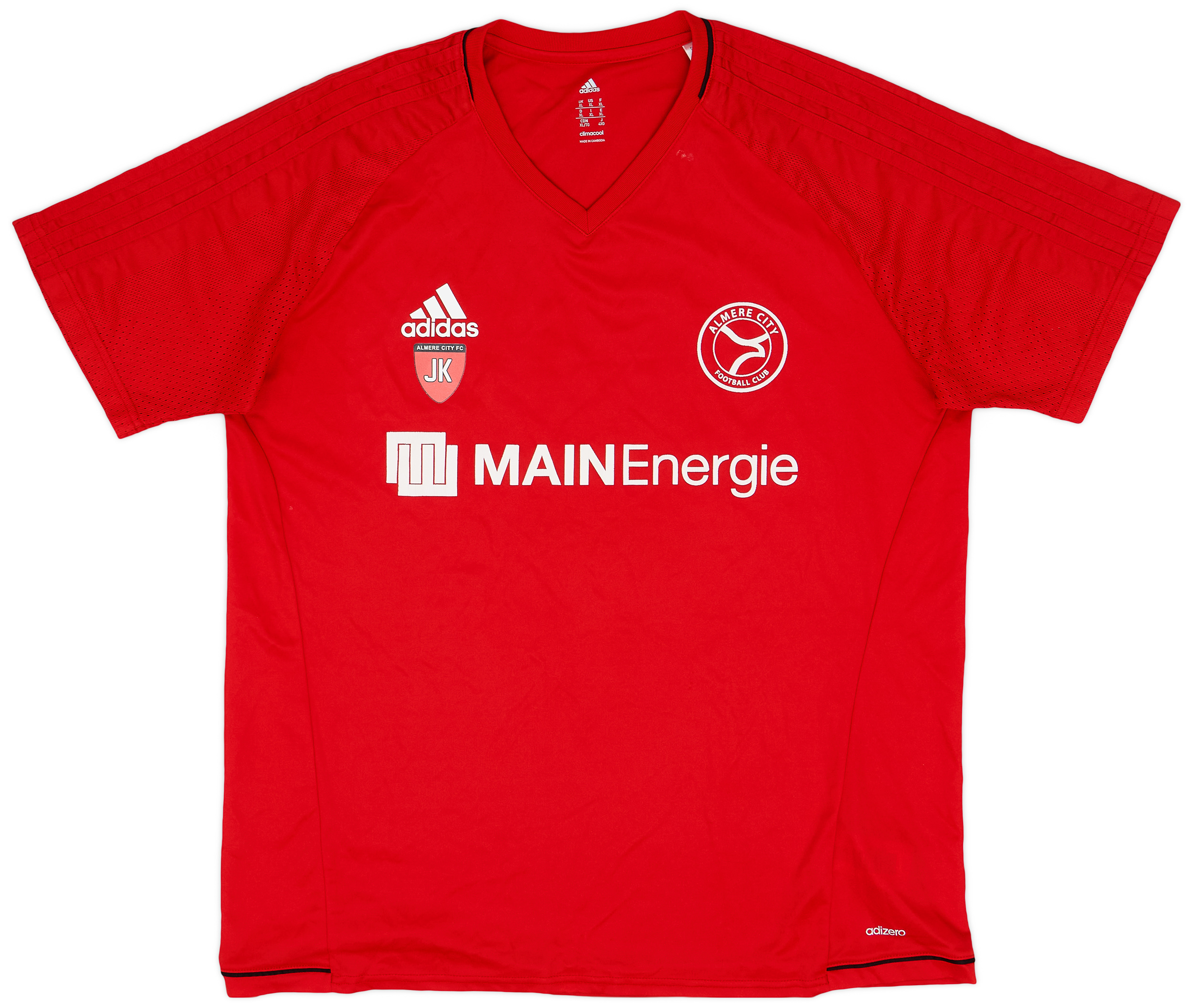 2017-18 Almere City adidas Staff Issue Training Shirt JK - 9/10 - (XL)