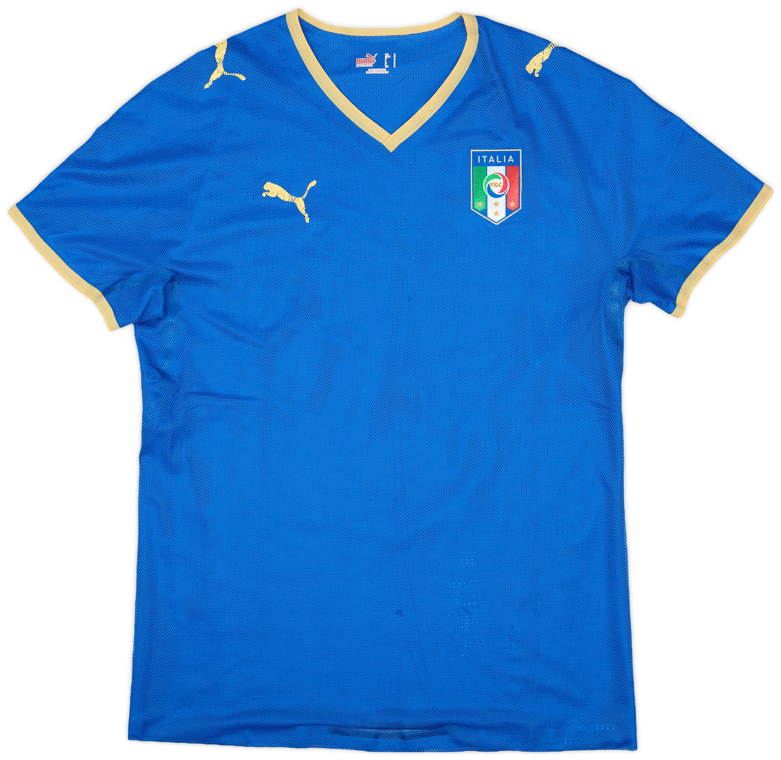 2007-08 Italy Authentic Home Shirt - 6/10 - (L)